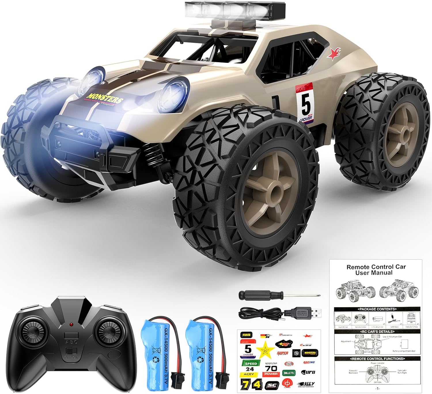 Amazon.com: MOBI ONE Remote Control Car for Boys Age 6 7 8 9 10 11 12 ...
