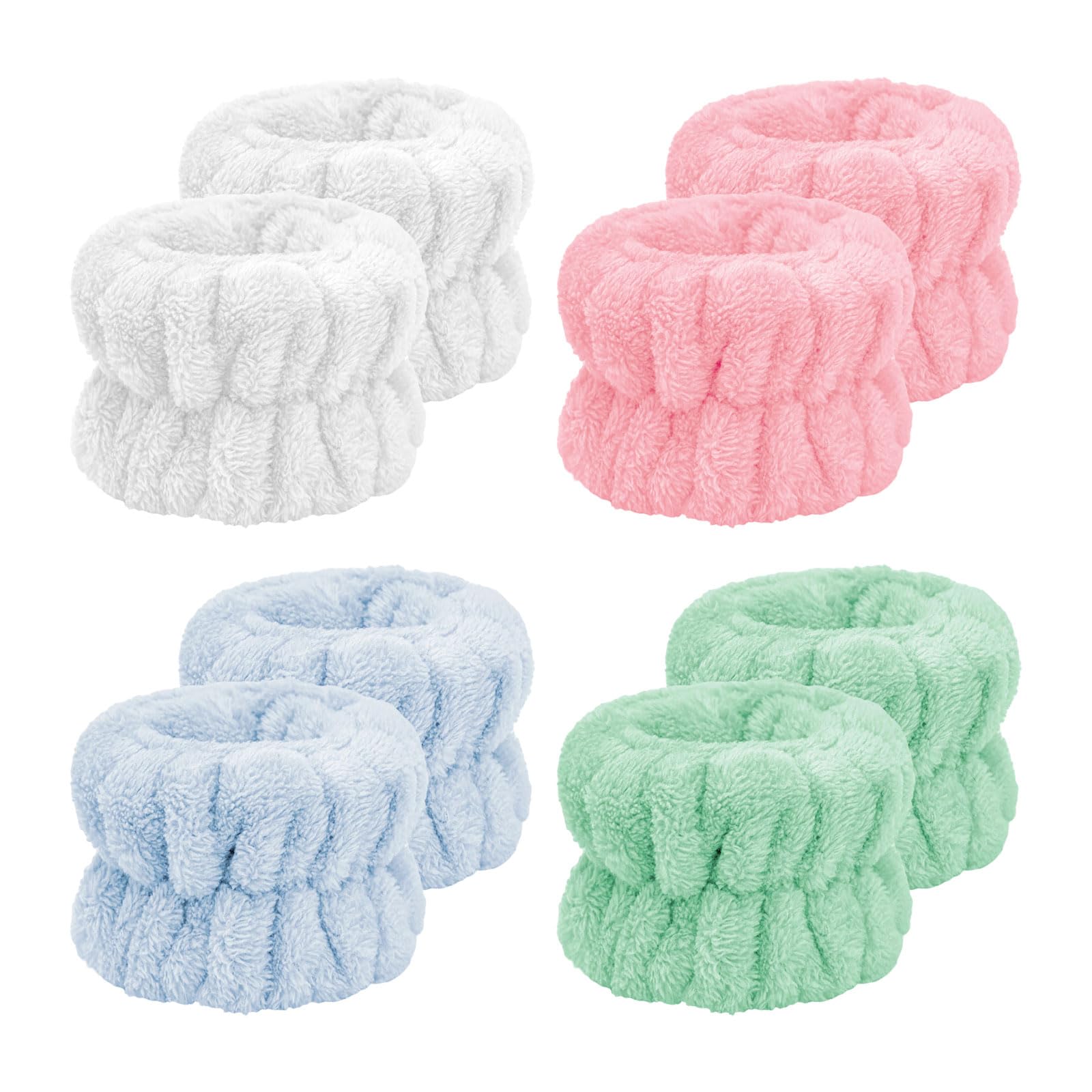 Face Washing Wristbands-Absorbent Wristband for Washing Face Microfiber ...