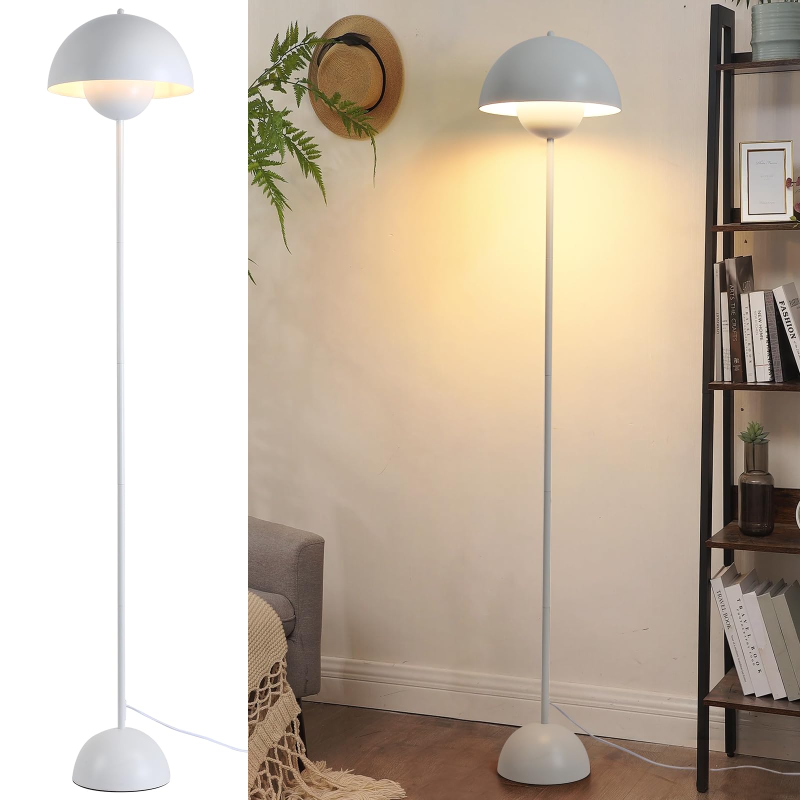 INJAK Modern Floor Lamp for Bedroom-Tall Floor Lamps for Living Room ...