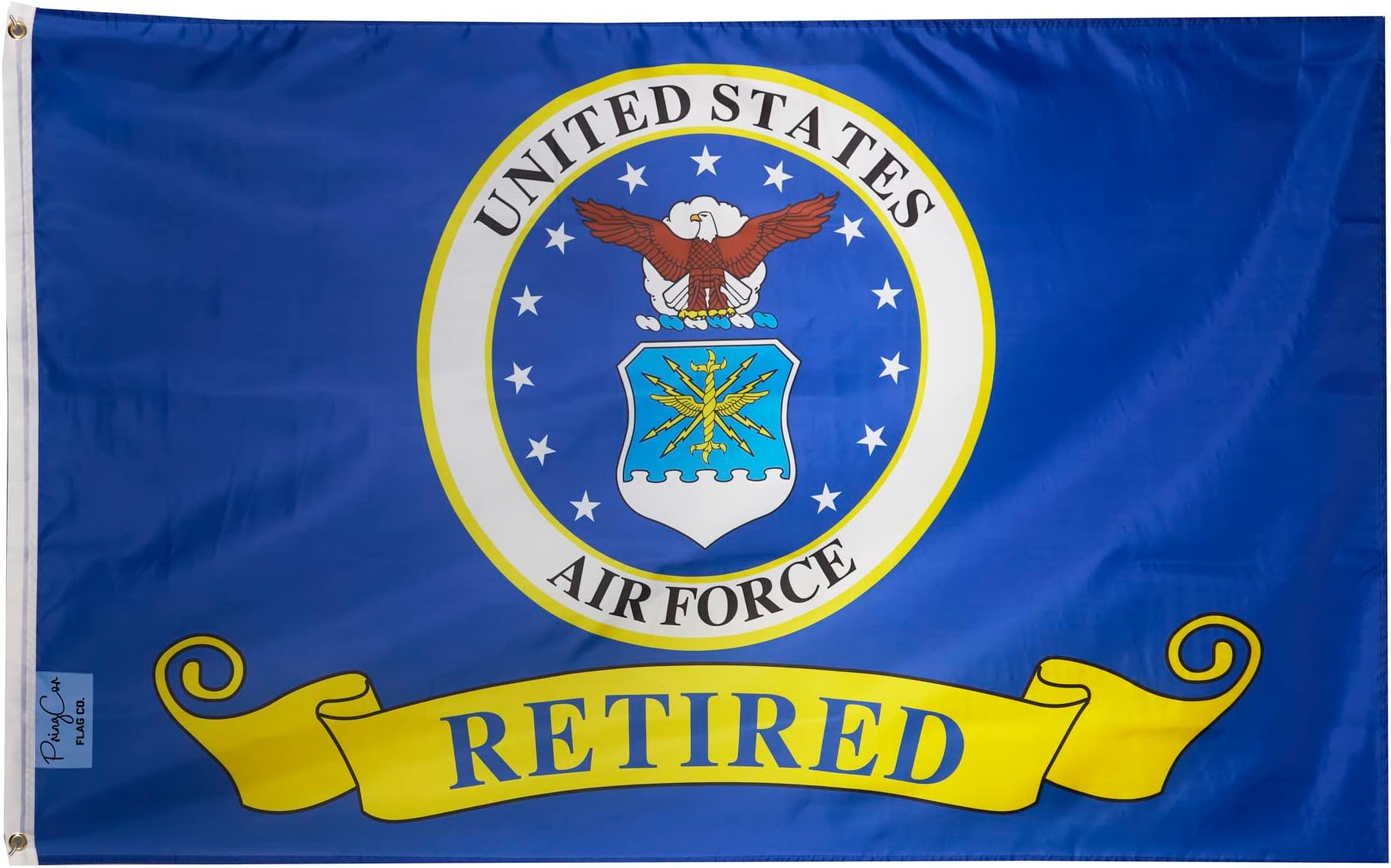 Amazon.com : U.S. Air Force Retired Flag 3ft x 5ft : Outdoor Flags ...