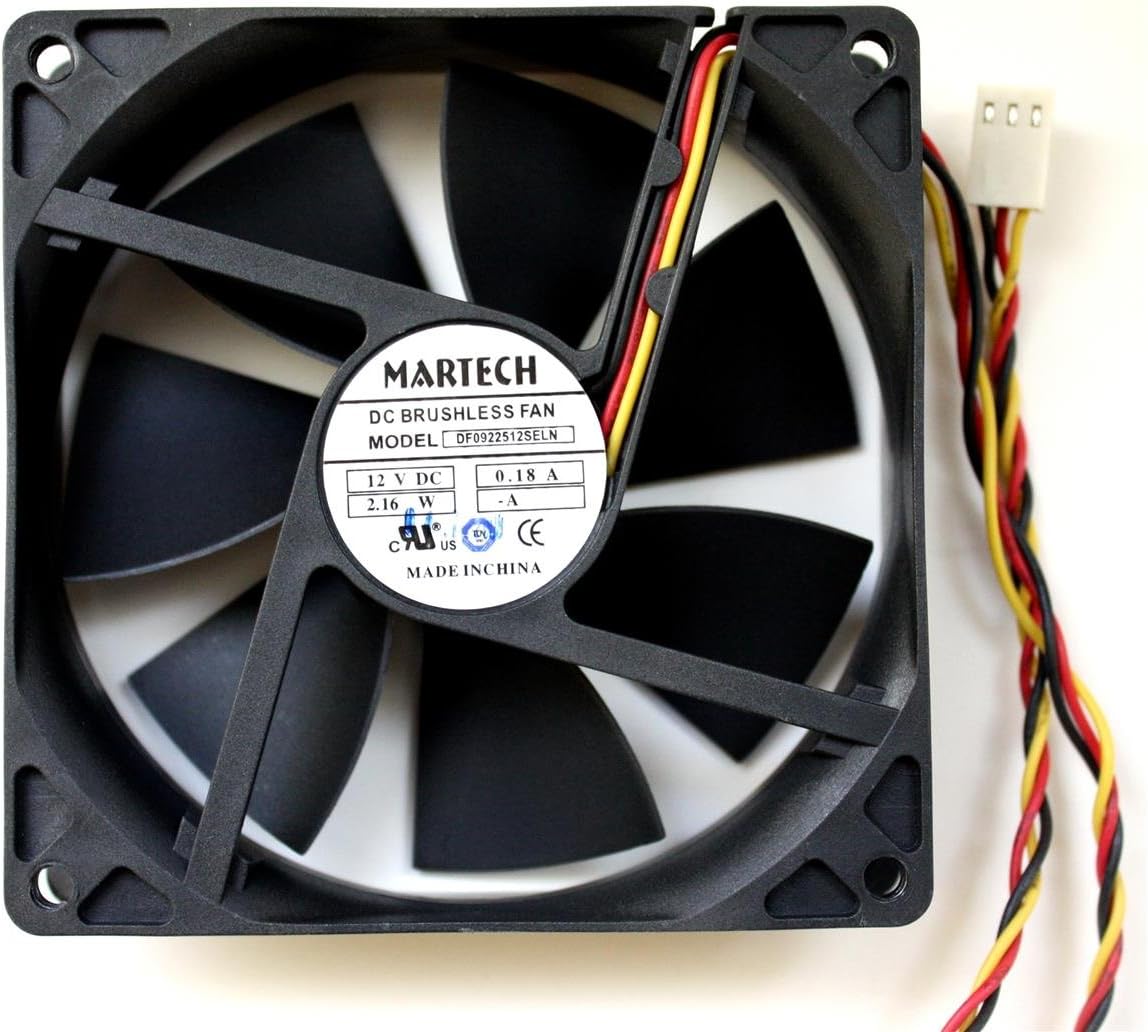 Amazon.com: MARTECH - FAN DF0922512SELN, 12V DC 0.18A 2.16W : Electronics