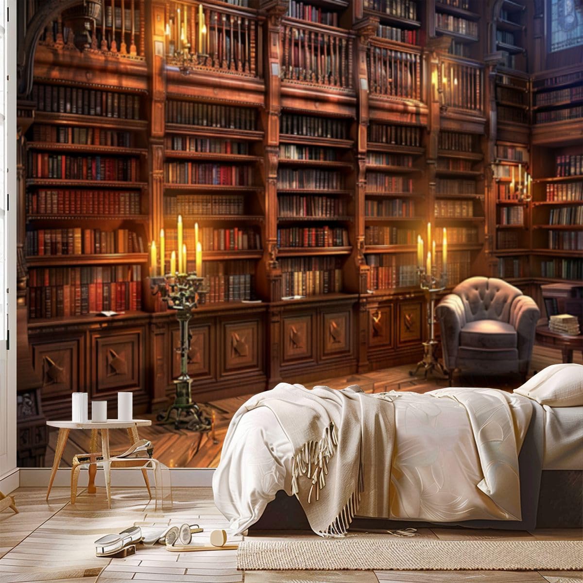 Vintage Library Wallpaper Old Library 1080P, 2K, 4K, 5K HD Wallpapers