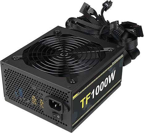 Amazon.com: 1000W Power Supply Full Voltage 100-240V Active PFC Gaming ...