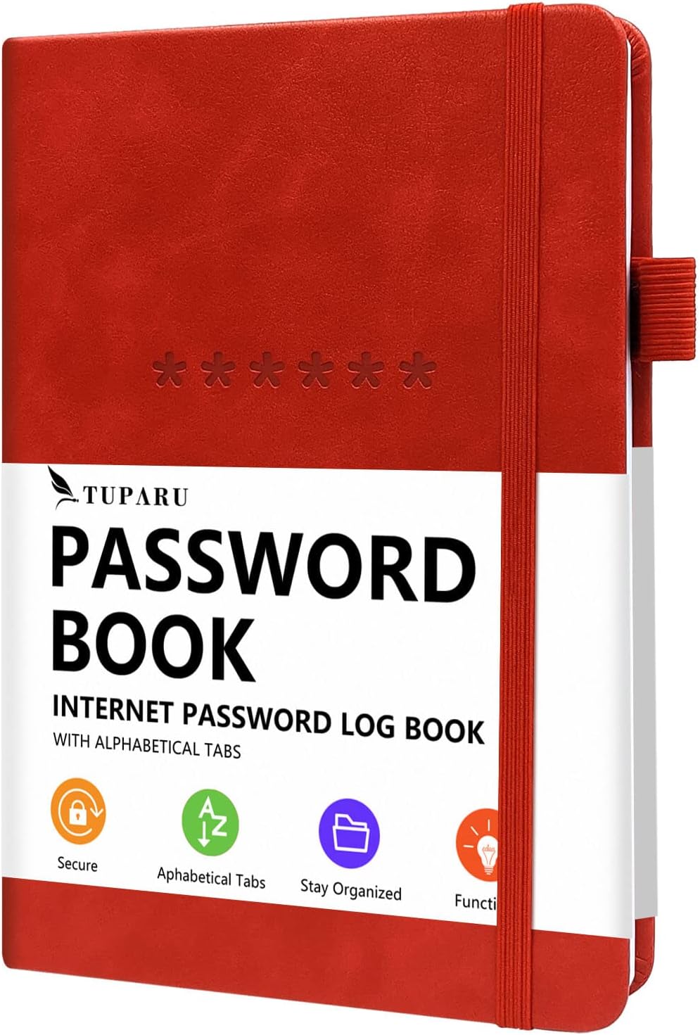 Amazon.com : TUPARU Password Book with Alphabetical Tabs – Hardcover ...
