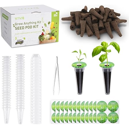 Amazon.com : URUQ 180Pcs Hydroponic Pods Supplies: Grow Anything Kit ...