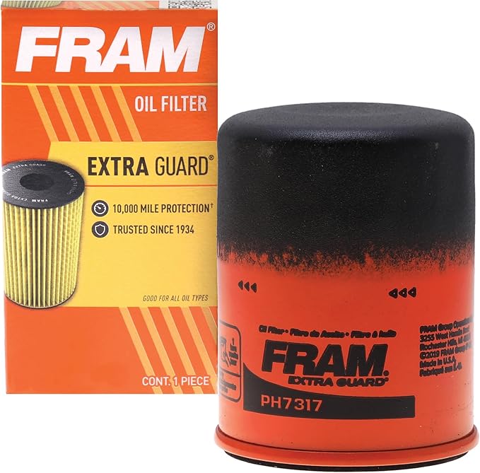 Fram PH7317 Extra Guard 10K Mile Change Interval Spin-On Oil Filter ...