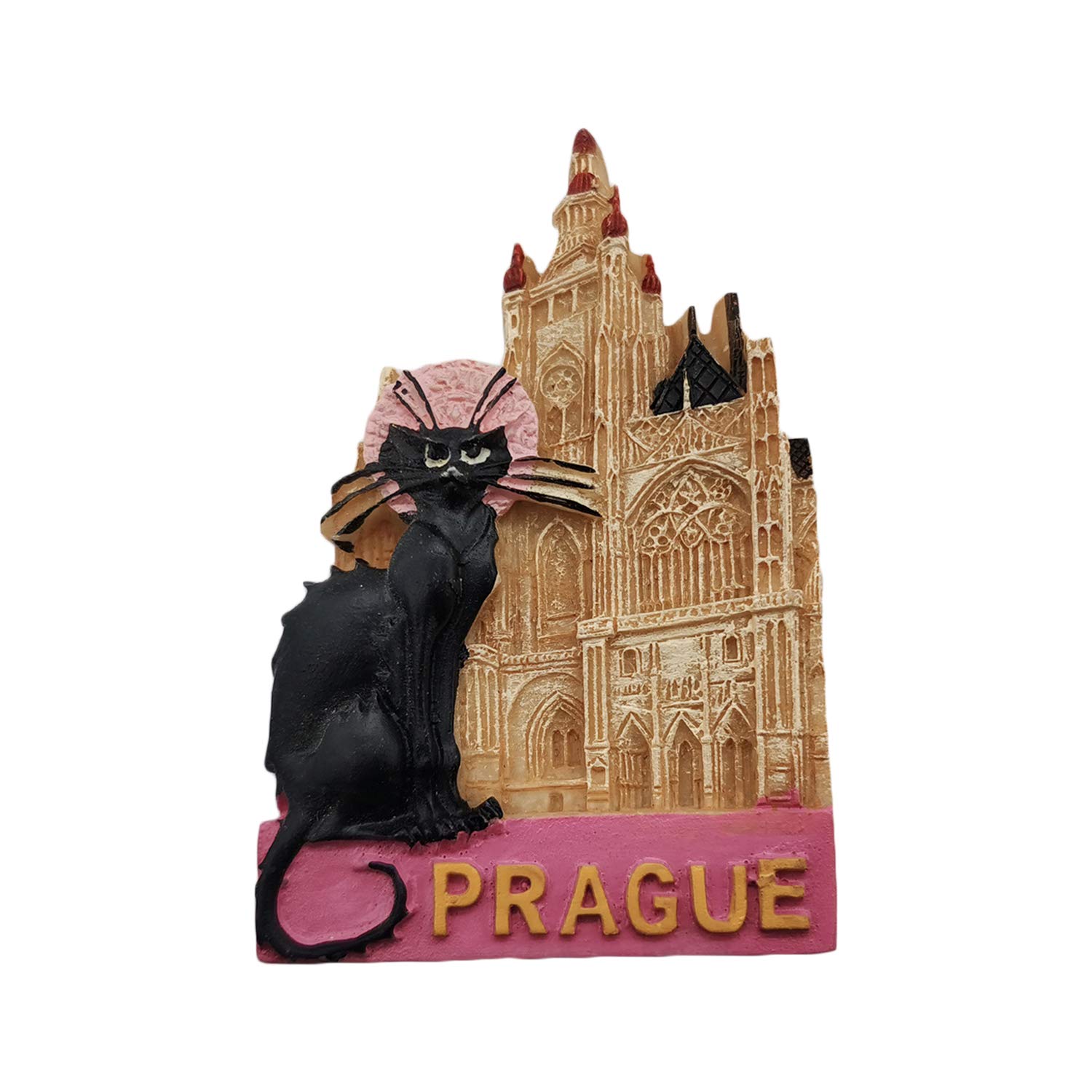 Buy Wedare Czech 3D Prague Refrigerator Magnet Souvenirs Handmade Resin ...