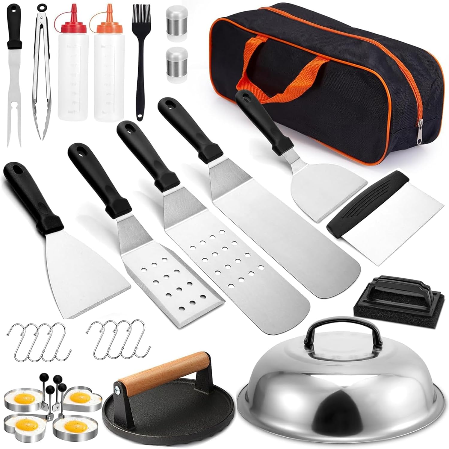 DaybreakAura Griddle Accessories Kit - 29 PCS for Blackstone and Camp ...