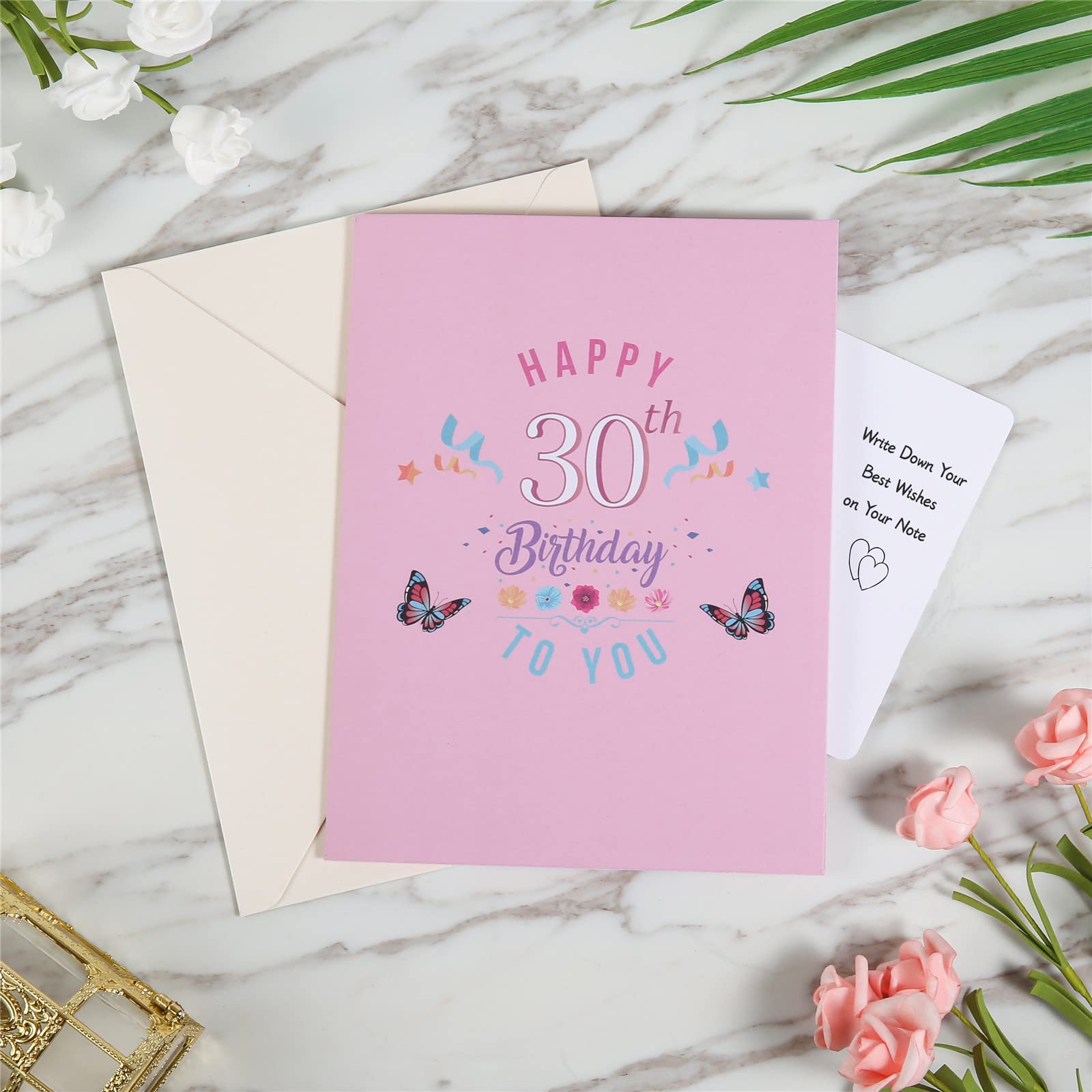 Snapklik.com : HOMANGA 30th Birthday Pop Up Card, Happy 30th Birthday ...