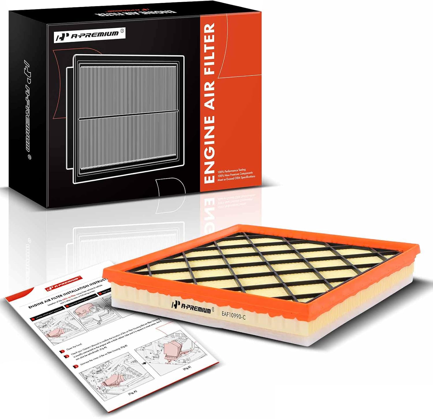 A-Premium Engine Air Filter Compatible with Buick Verano 2013-2016 ...