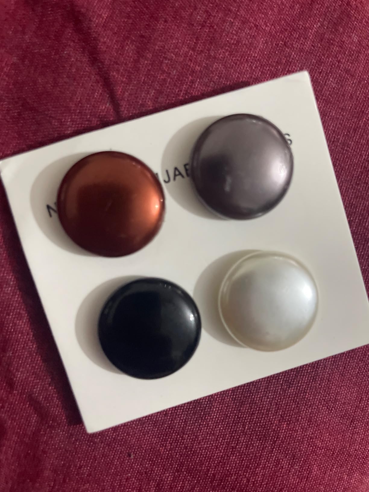 4 Pairs Hijab Magnets Magnetic Pins for Muslim Scarf Multi-Use Button ...