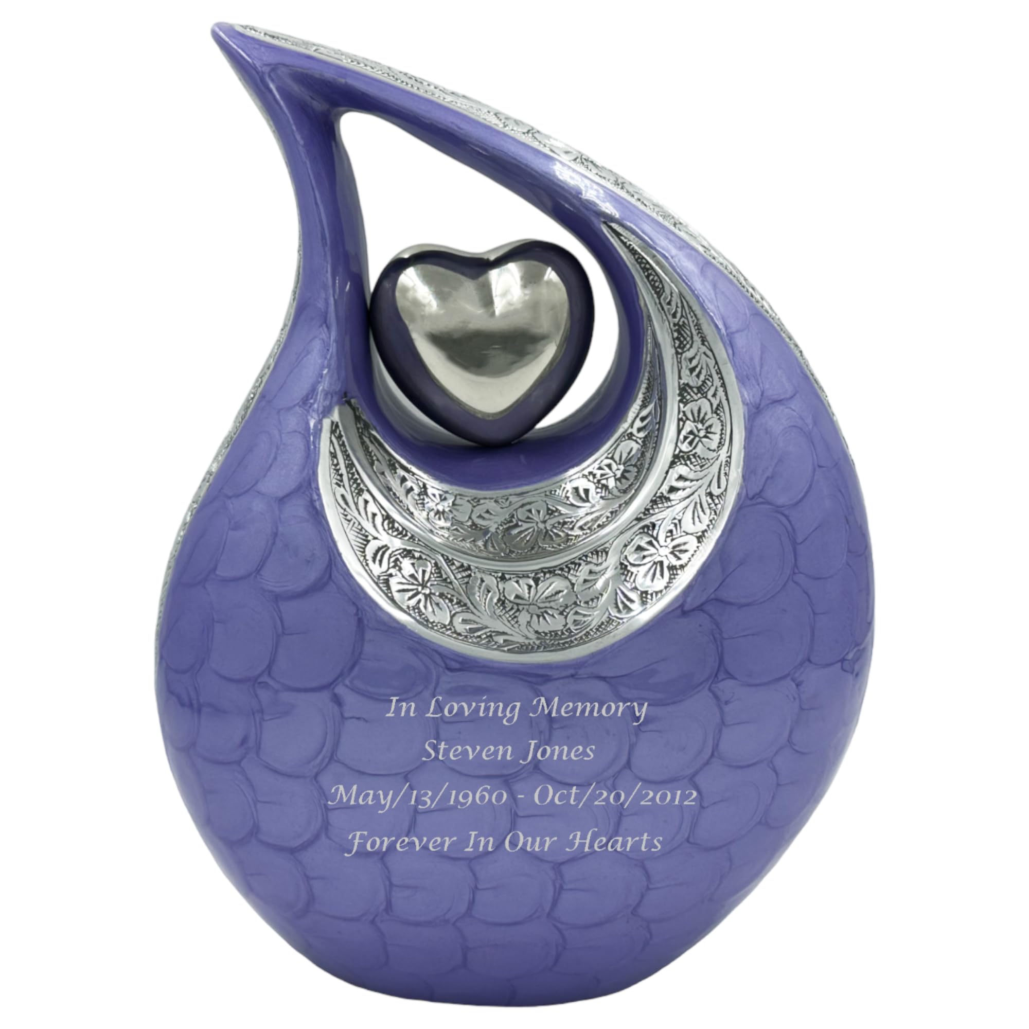 Amazon.com: Purple Cremation Urn - Personalized Urn - Cremation Urn ...