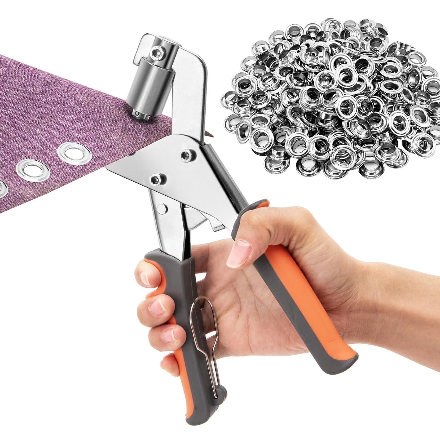 Amazon.com: Grommet Kit Tool, Grommet Kit 3/8 Inch Grommets Eyelet ...