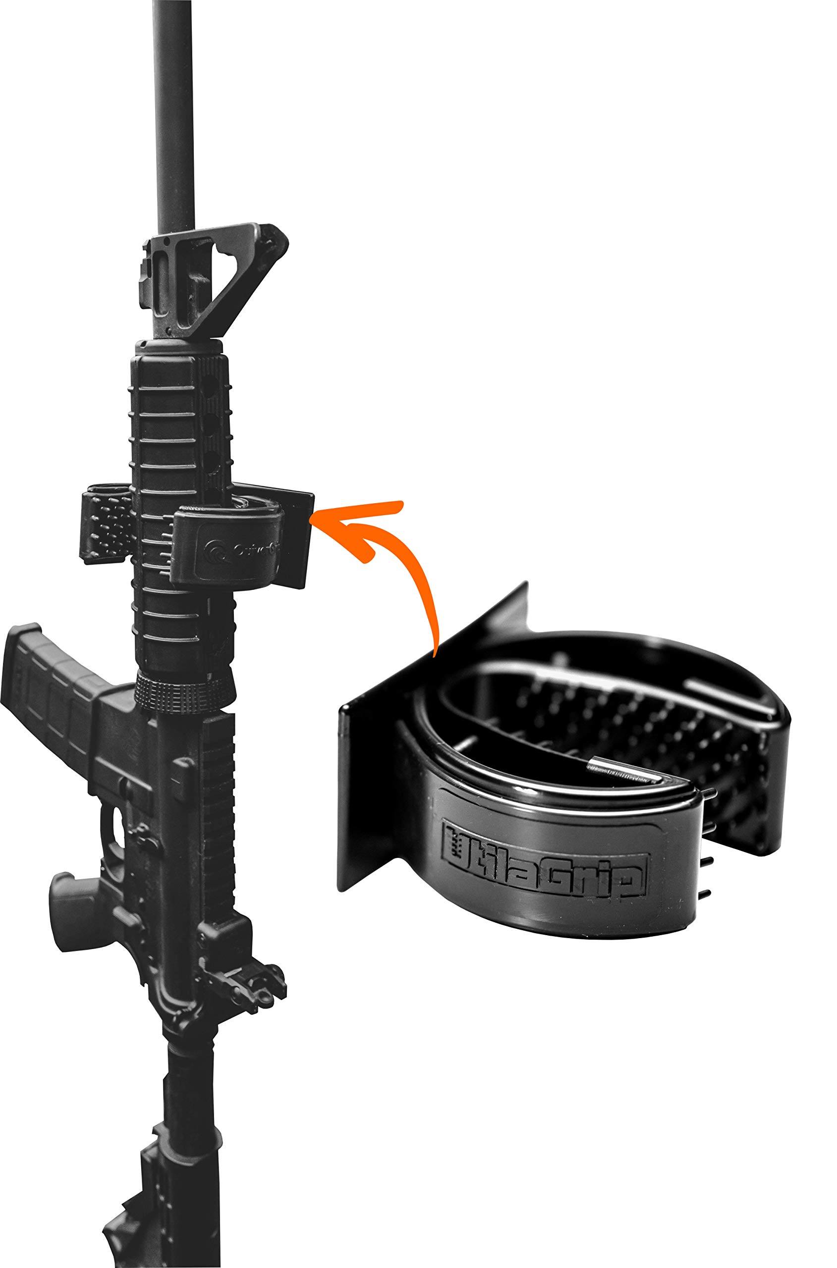 Amazon.com: QuiverGrip UtilaGrip Single Shotgun & Rifle Gun Rack - Gun ...