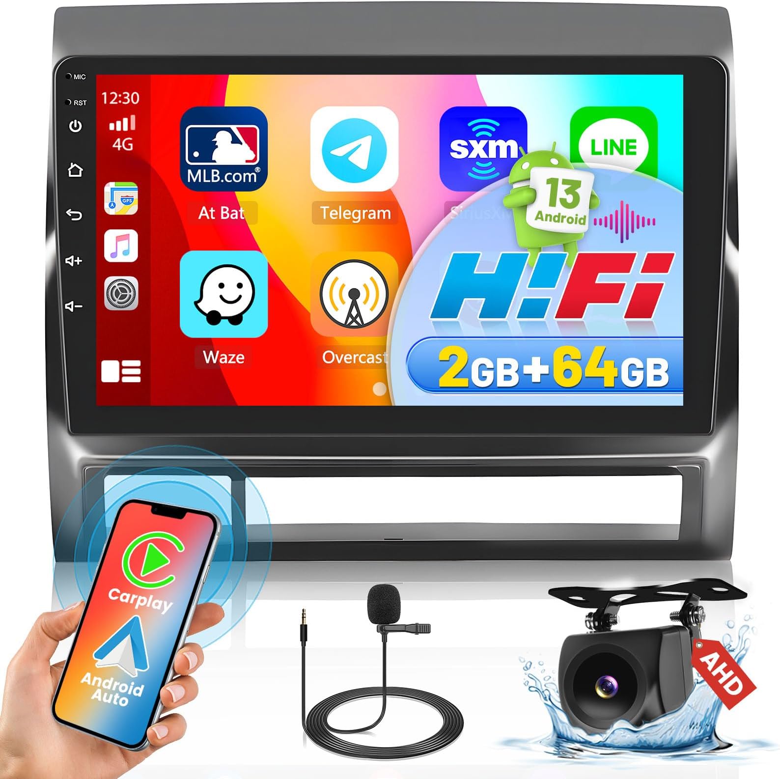 Amazon.com: 2G 64G Car Stereo Radio for Toyota Corolla 2009 2010 2011 ...
