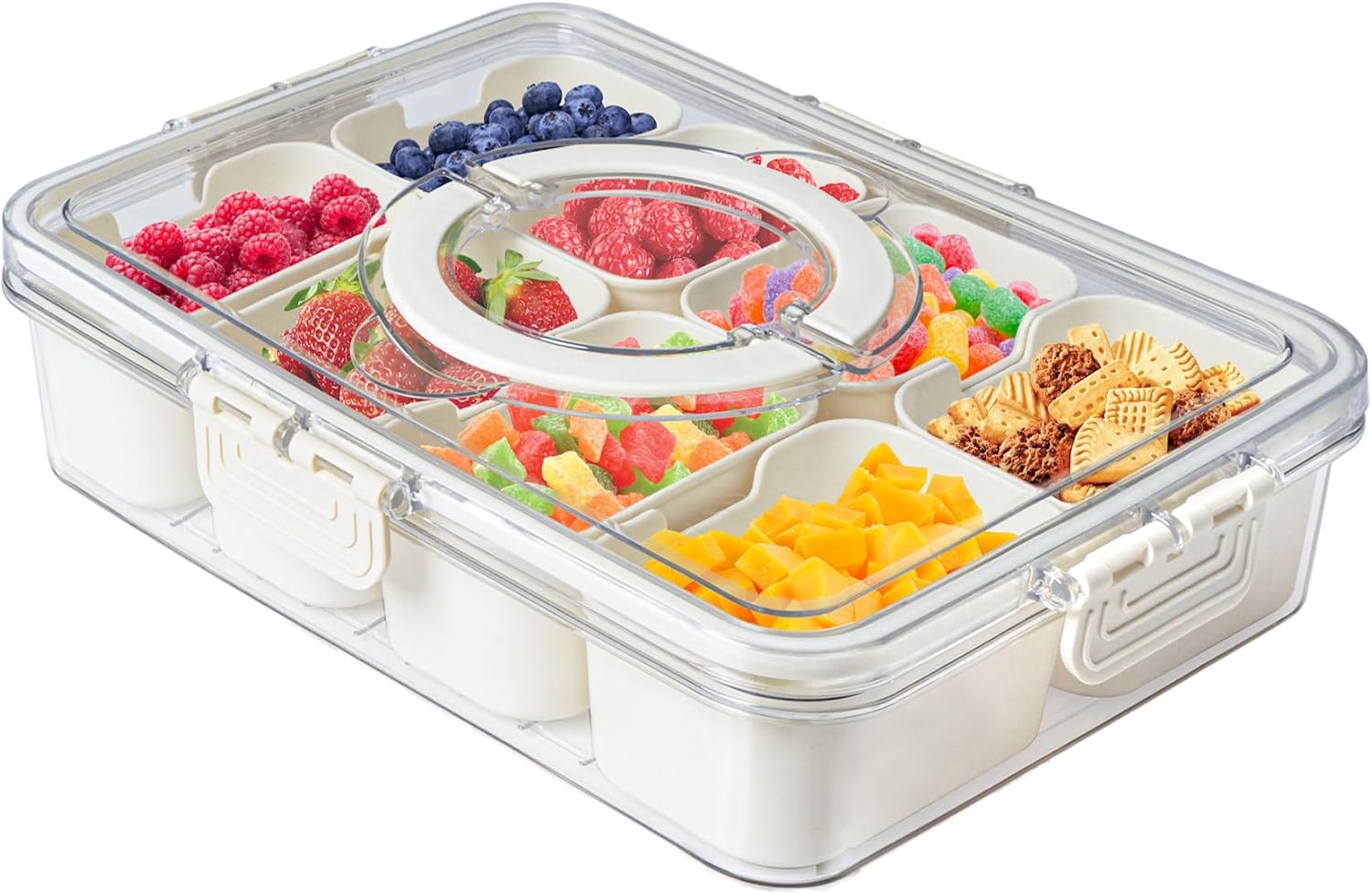 Amazon.com: YouLike Divided Snackle Box Charcuterie Container With ...