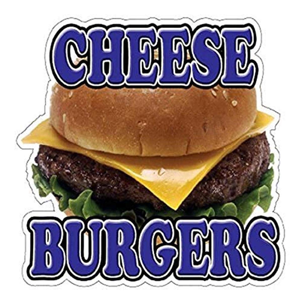 Amazon.com: CHEESEBURGERS Concession Decal trailer hamburger cheese ...