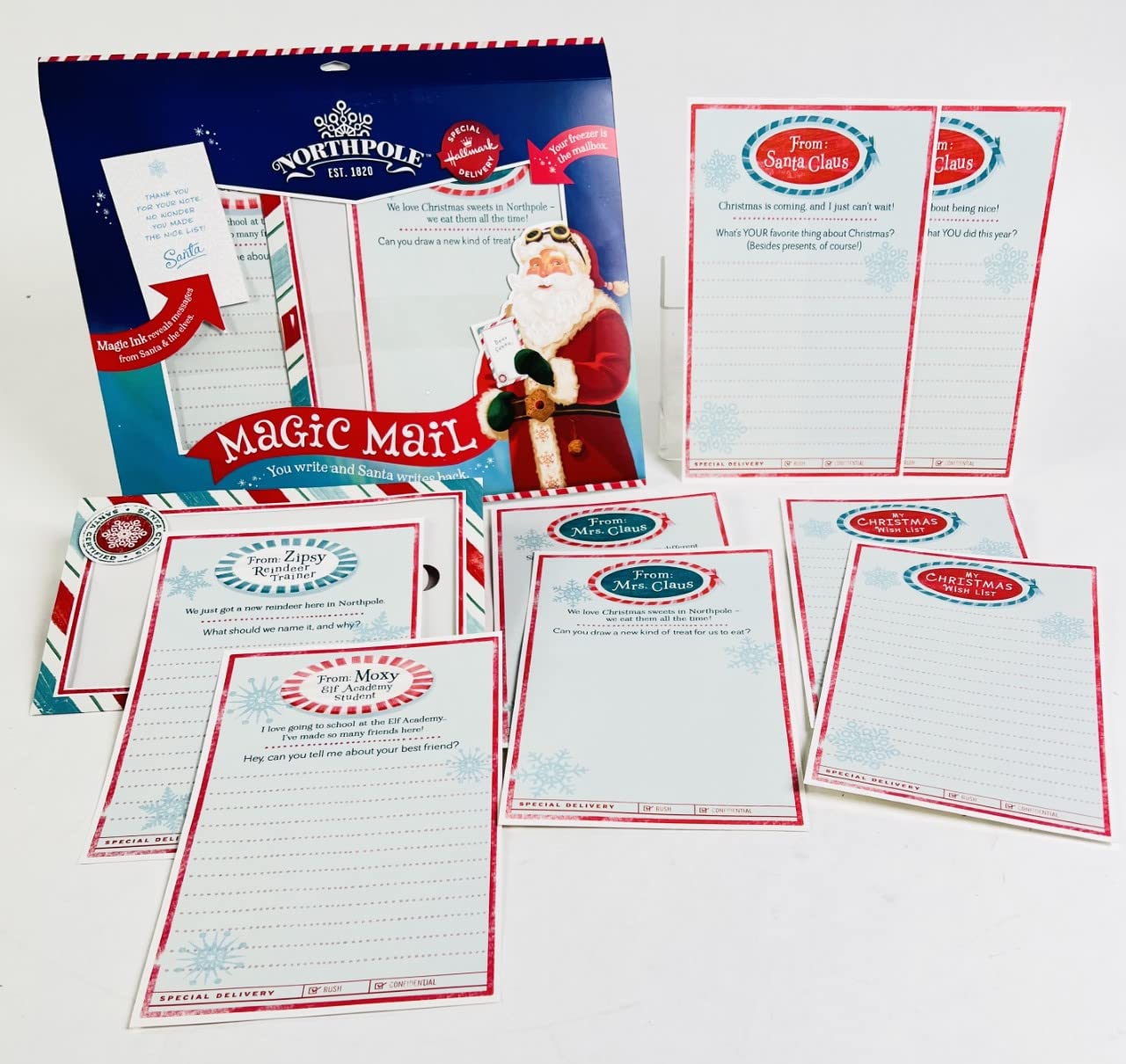 Buy Letters to Santa Claus Magical Interactive Letter Mail Pack from ...