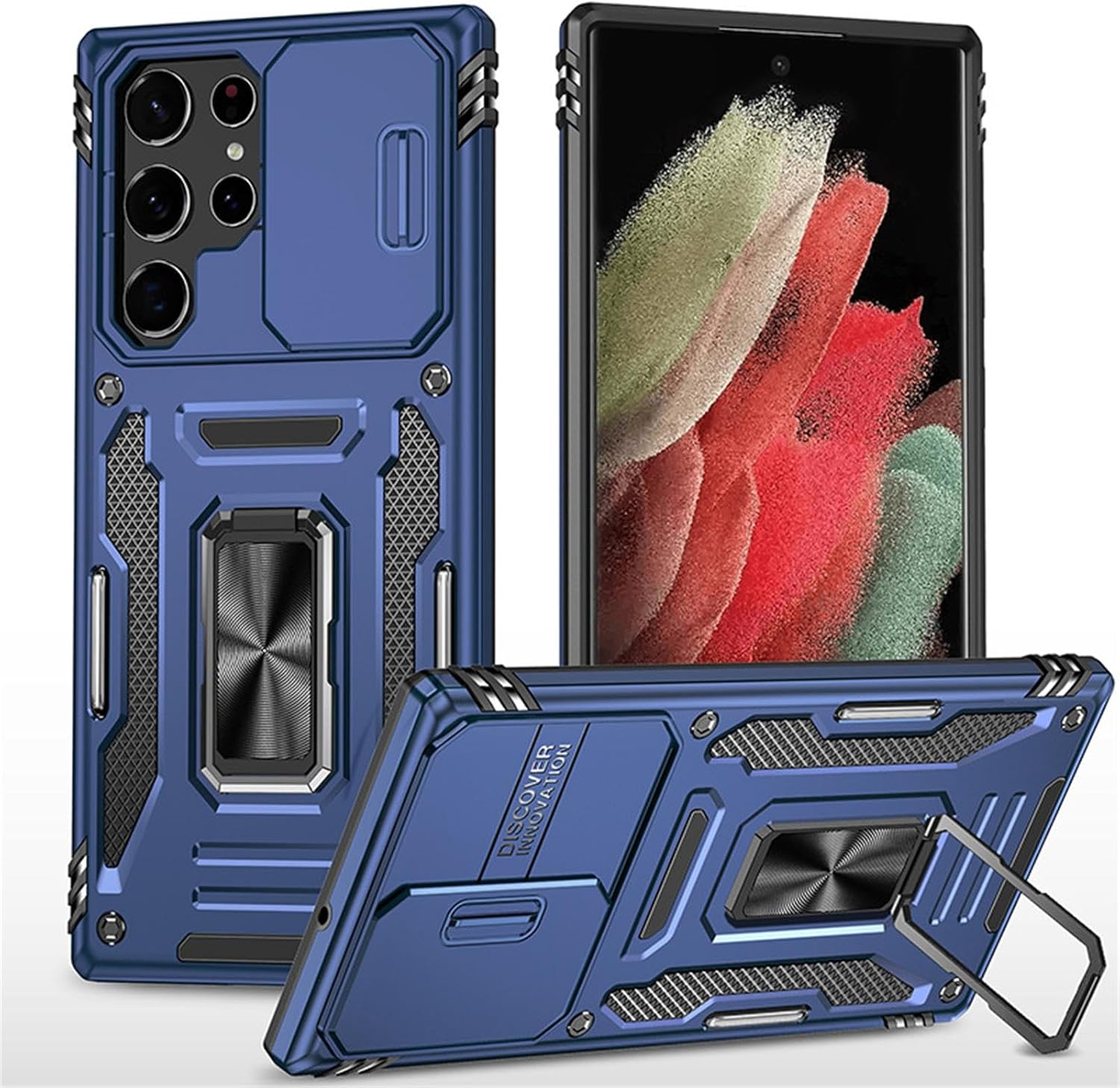 Capa para Samsung Galaxy S24/S24 Plus/S24 Ultra, capa de câmera ...