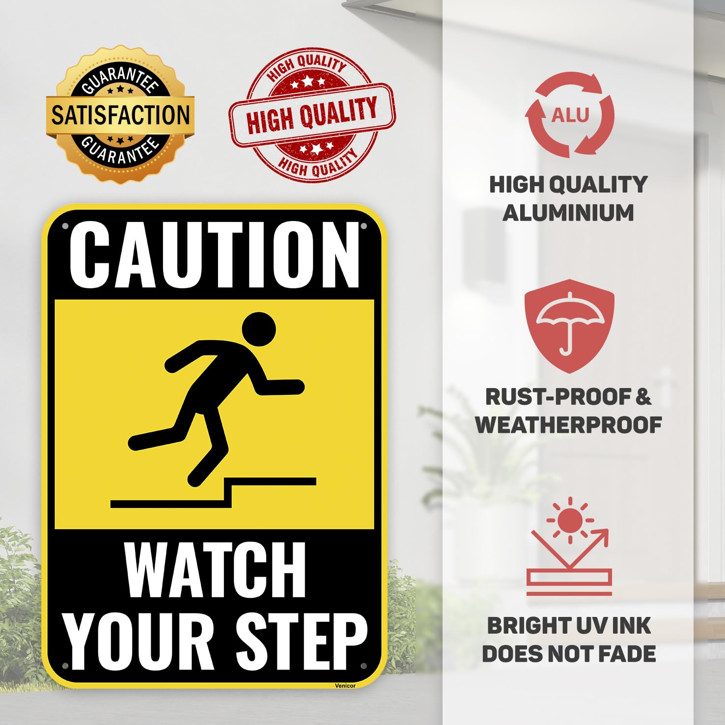 Please Watch Your Step Sign Caution Watch Your Step Sign | Statutory