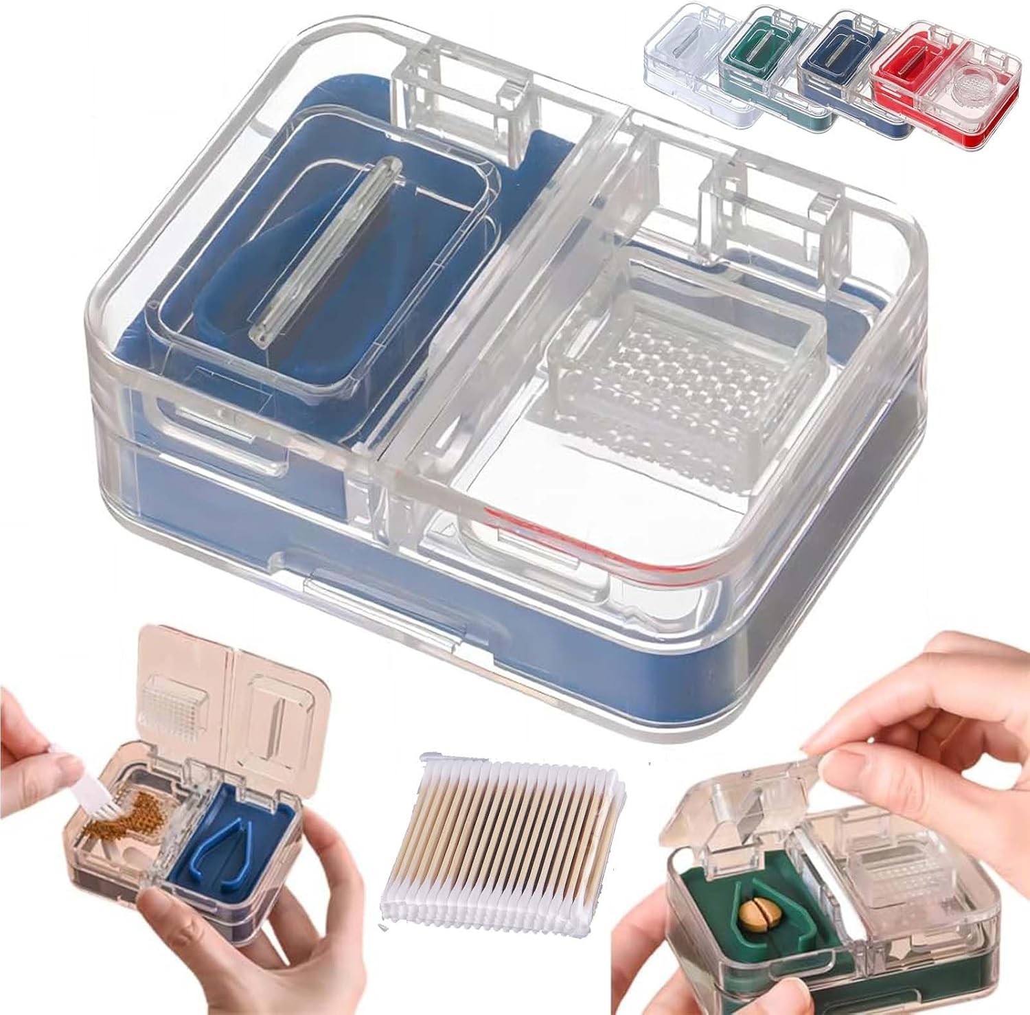 Amazon.com: Portable Multifunctional Medicine Box,3 in 1 Double-Sided ...