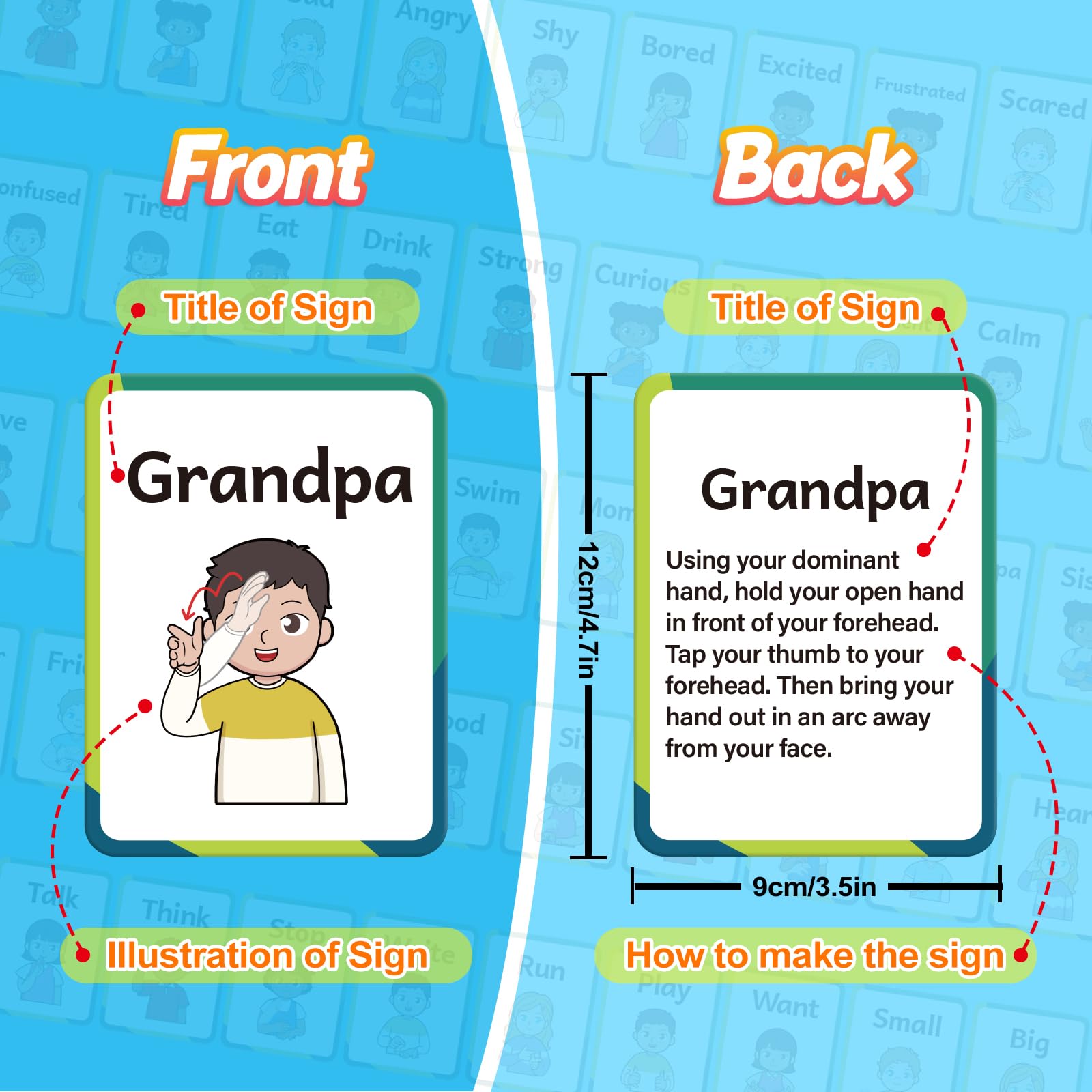 Snapklik.com : American Sign Language Flash Cards For Babies Kids, ASL ...