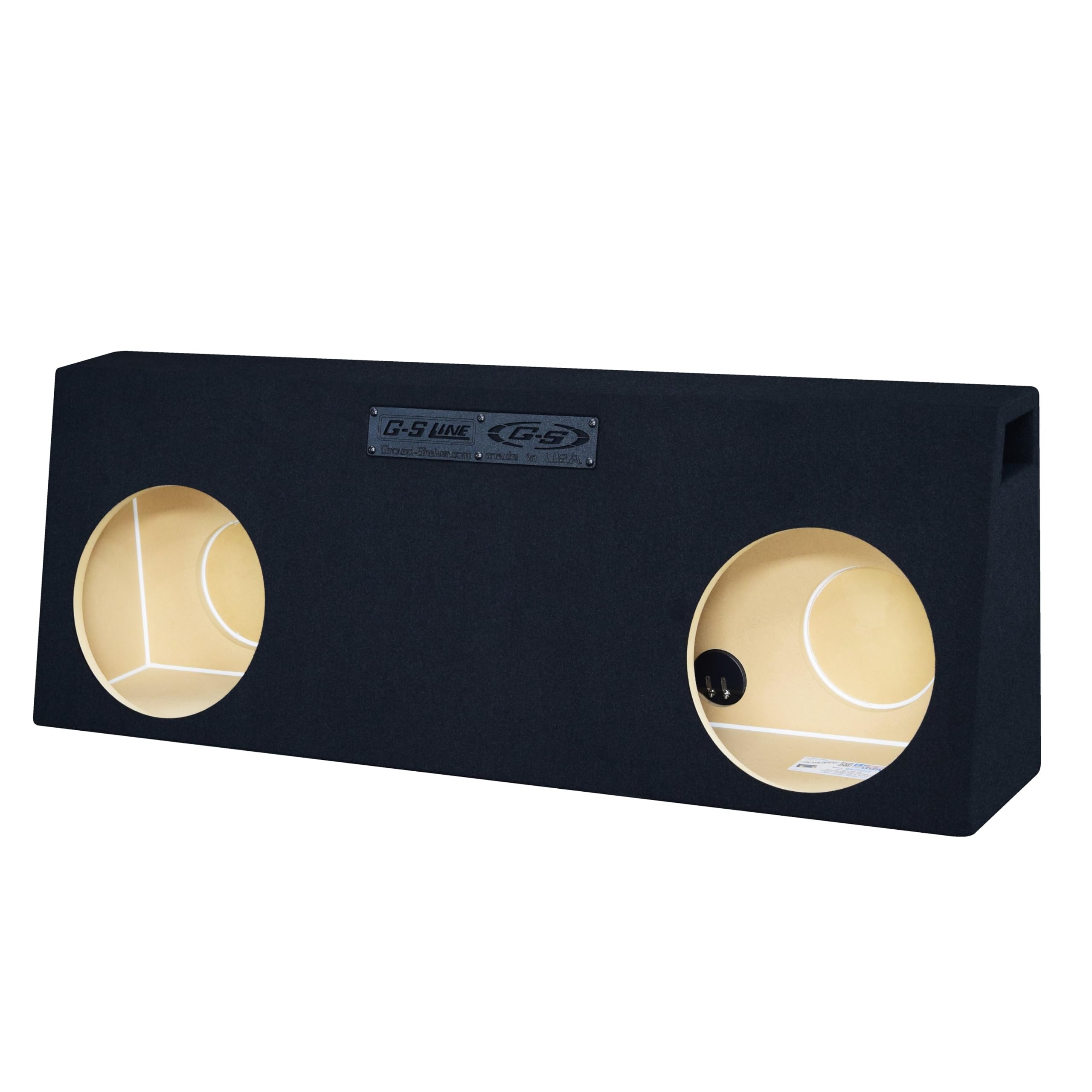 Amazon.com: 12" Dual Ported Vented Sub Box Subwoofer Enclosure Single ...