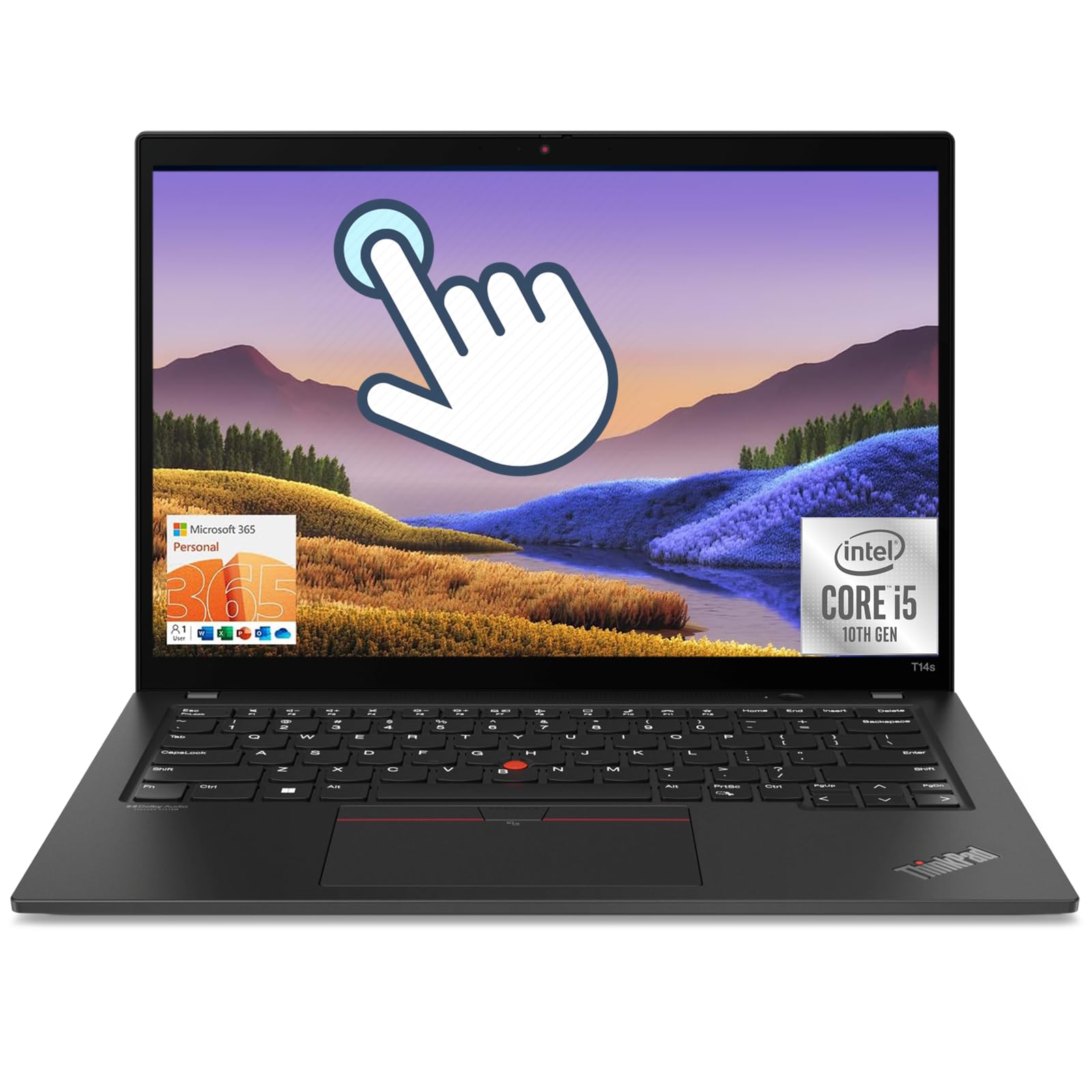 Lenovo ThinkPad T14s Laptop Touchscreen, 14in FHD(1920x1080) Laptop ...