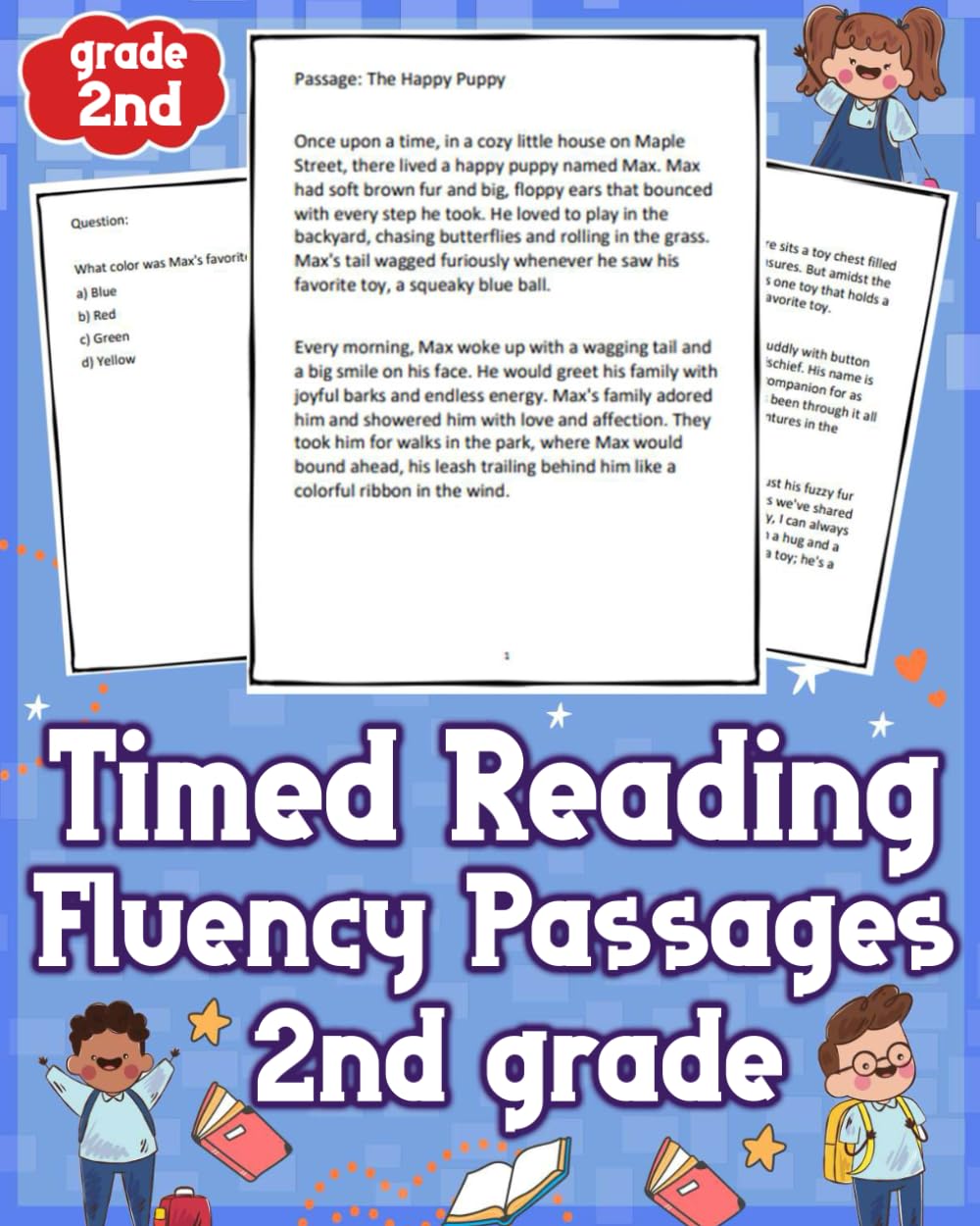 Timed Reading Fluency Passages 2nd Grade: Enhance 2nd-grade reading ...