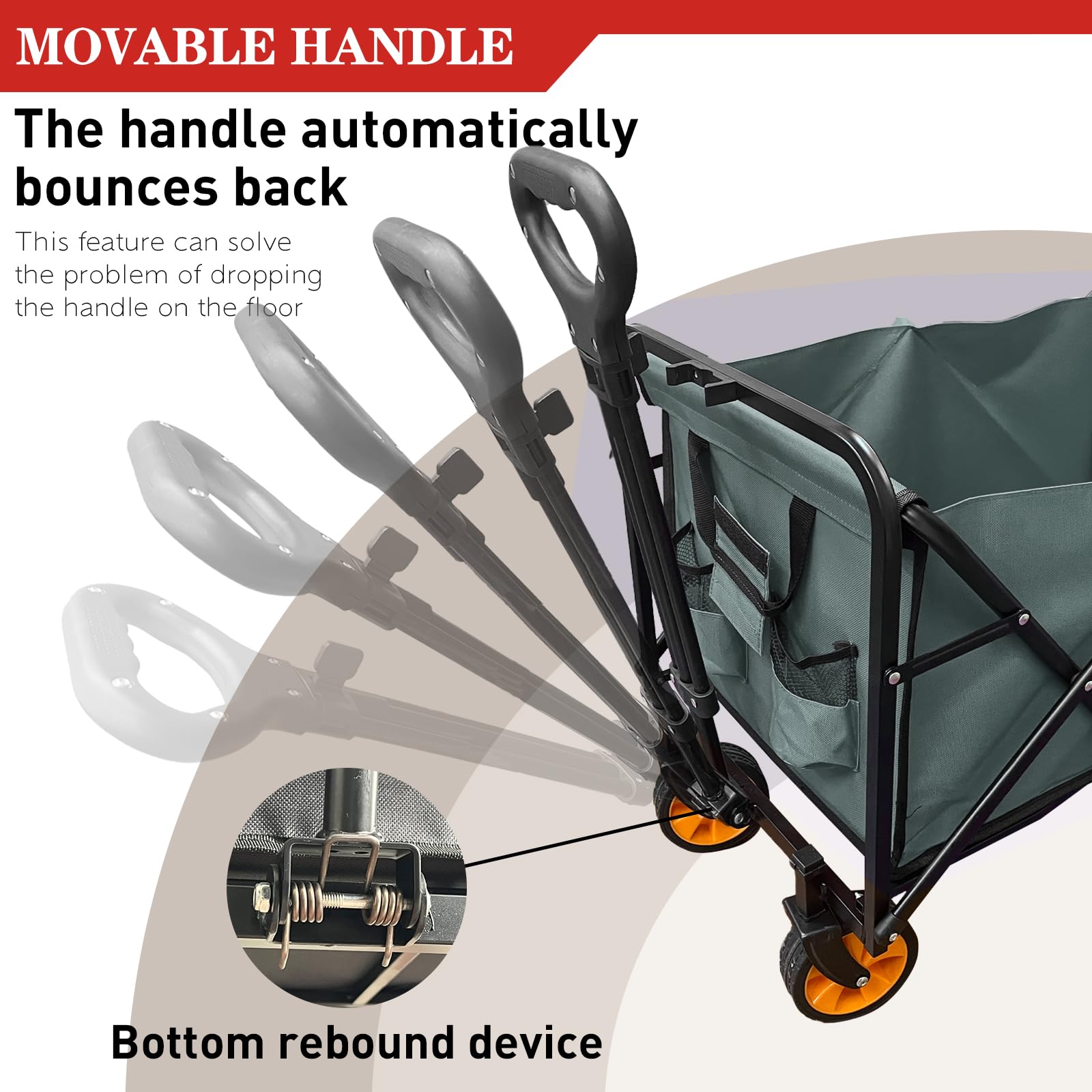 Snapklik.com : SuZhi Foldable Wagon Cart