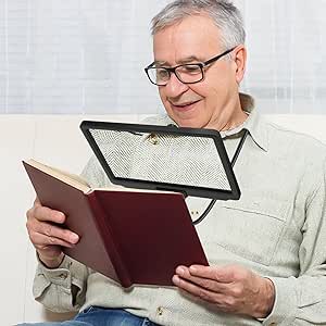 Amazon.com: TOCBIU 5X Large Magnifying Glass for Reading Hands Free, 9 ...