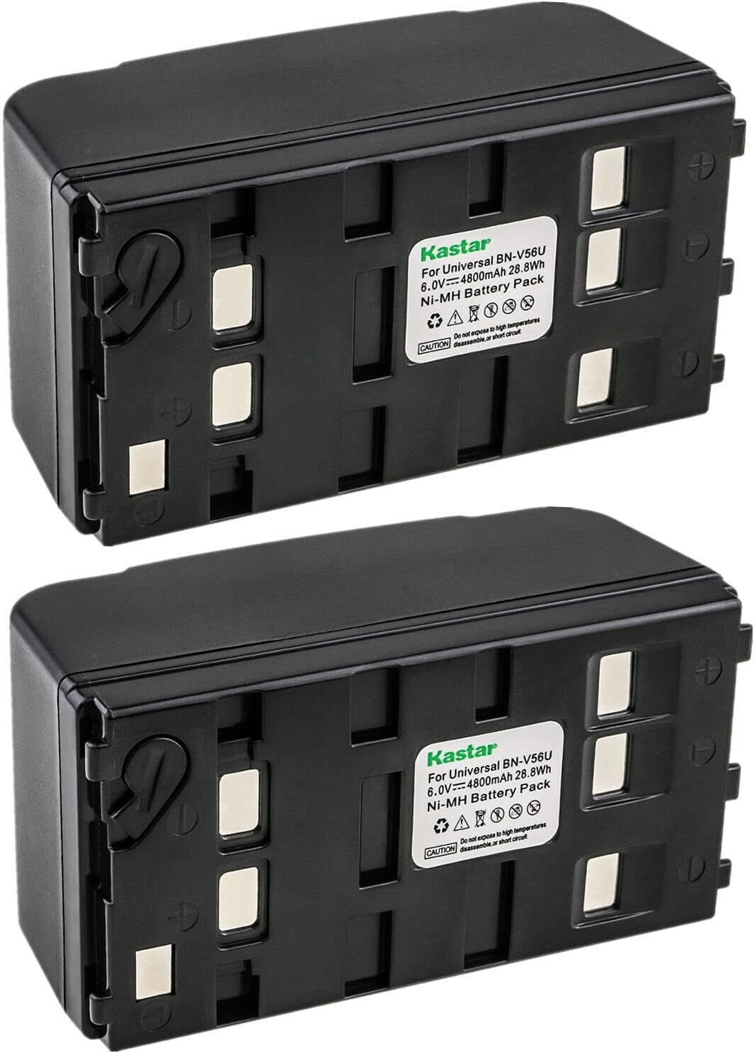 Amazon.com : Kastar 2-Pack Ni-MH Battery 6V 4800mAh Compatible with ...