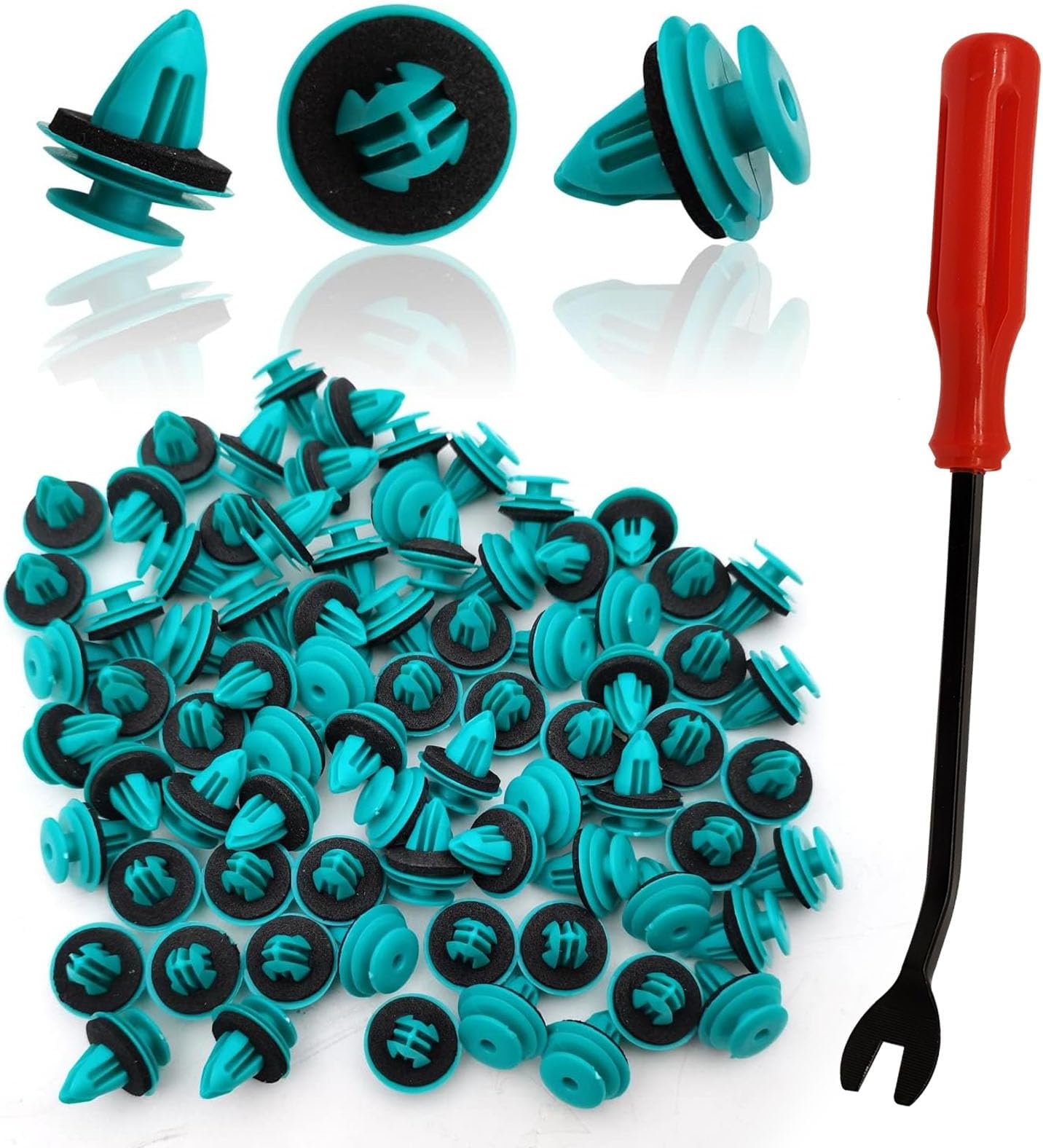 Amazon.com: 100Pcs Door Trim Panel Retainer Clips Compatible with ...