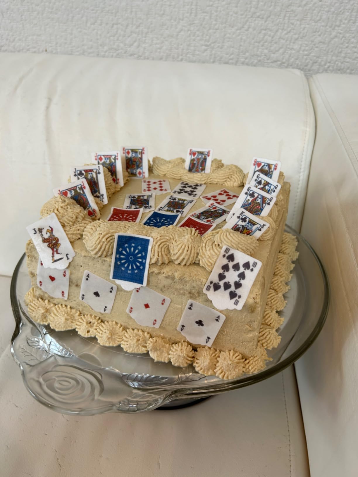 Toppercake Edible Wafer Playing Card Cup Cake Decorations Cake Toppers ...