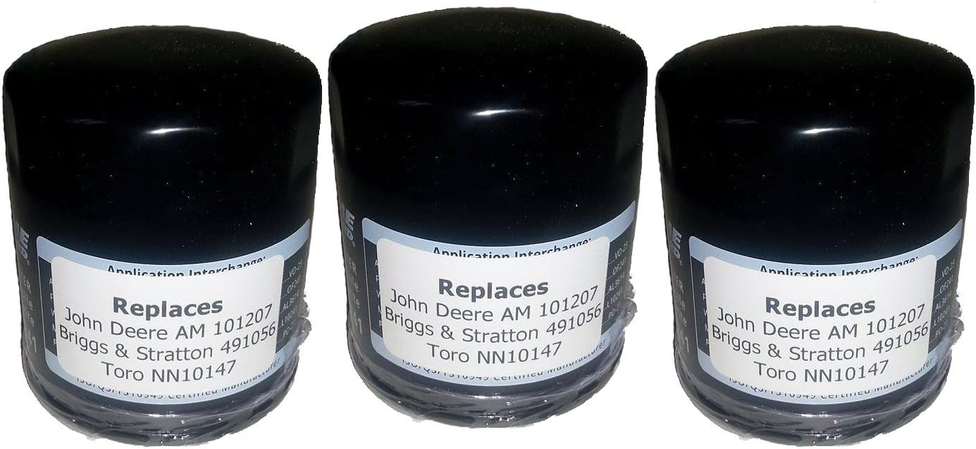 Amazon.com : Prime Gaurd PGO 241 Oil Filters Compatible with John Deere ...