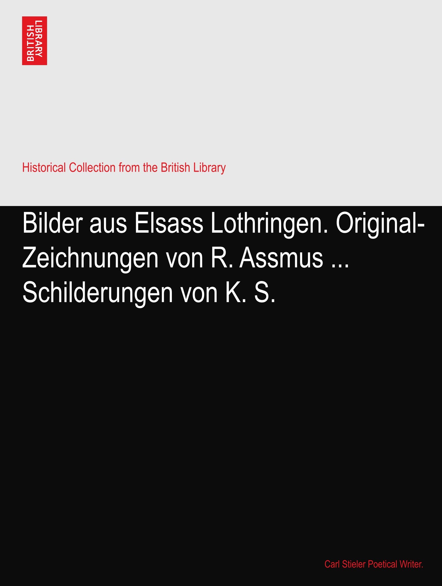 Amazon.com: Bilder aus Elsass Lothringen. Original-Zeichnungen von R ...