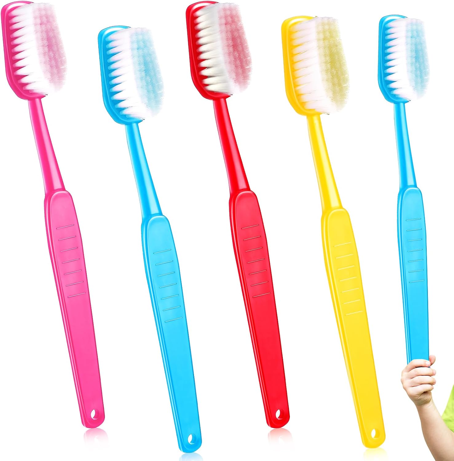 Amazon.com: Jexine 4 Pcs Giant Toothbrush Prop Big Toothbrush 15.75x1 ...