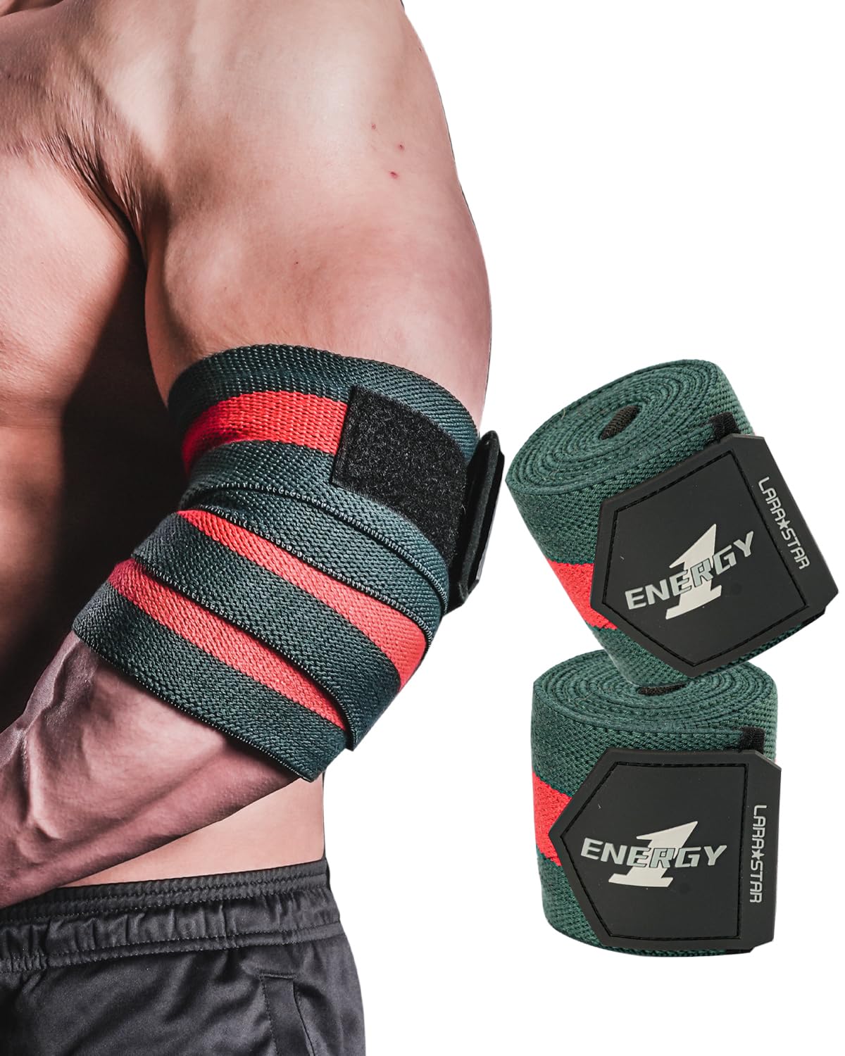 Snapklik.com : Kcross Elbow Wraps For Weightlifting, 47 Strengthening ...