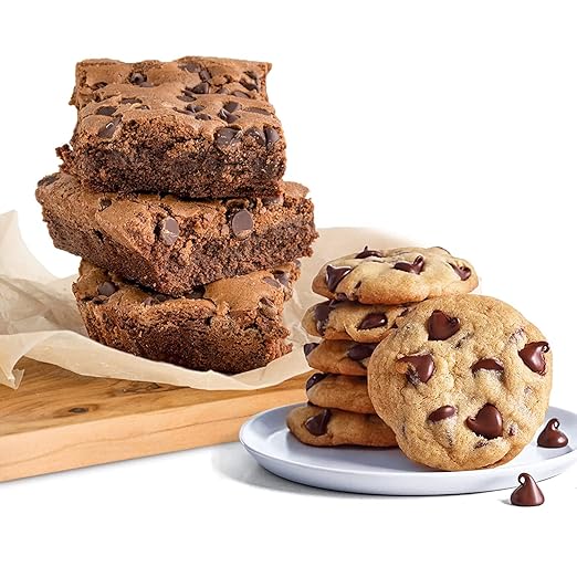 Amazon.com: David's Cookies Gluten Free Chocolate Chip Brownies and ...