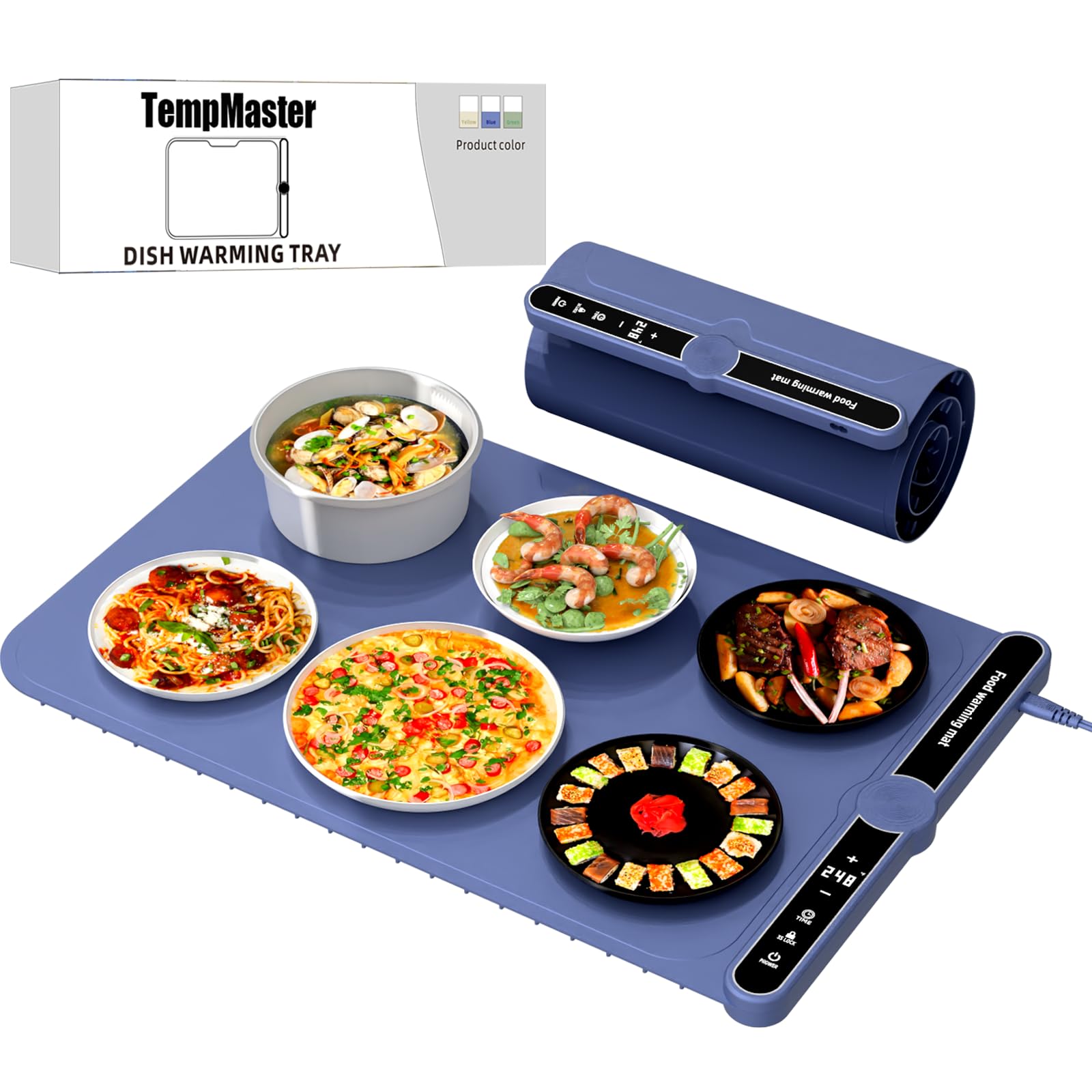 Amazon.com: TempMaster Electric Food Warming Tray Mat for Keeping ...