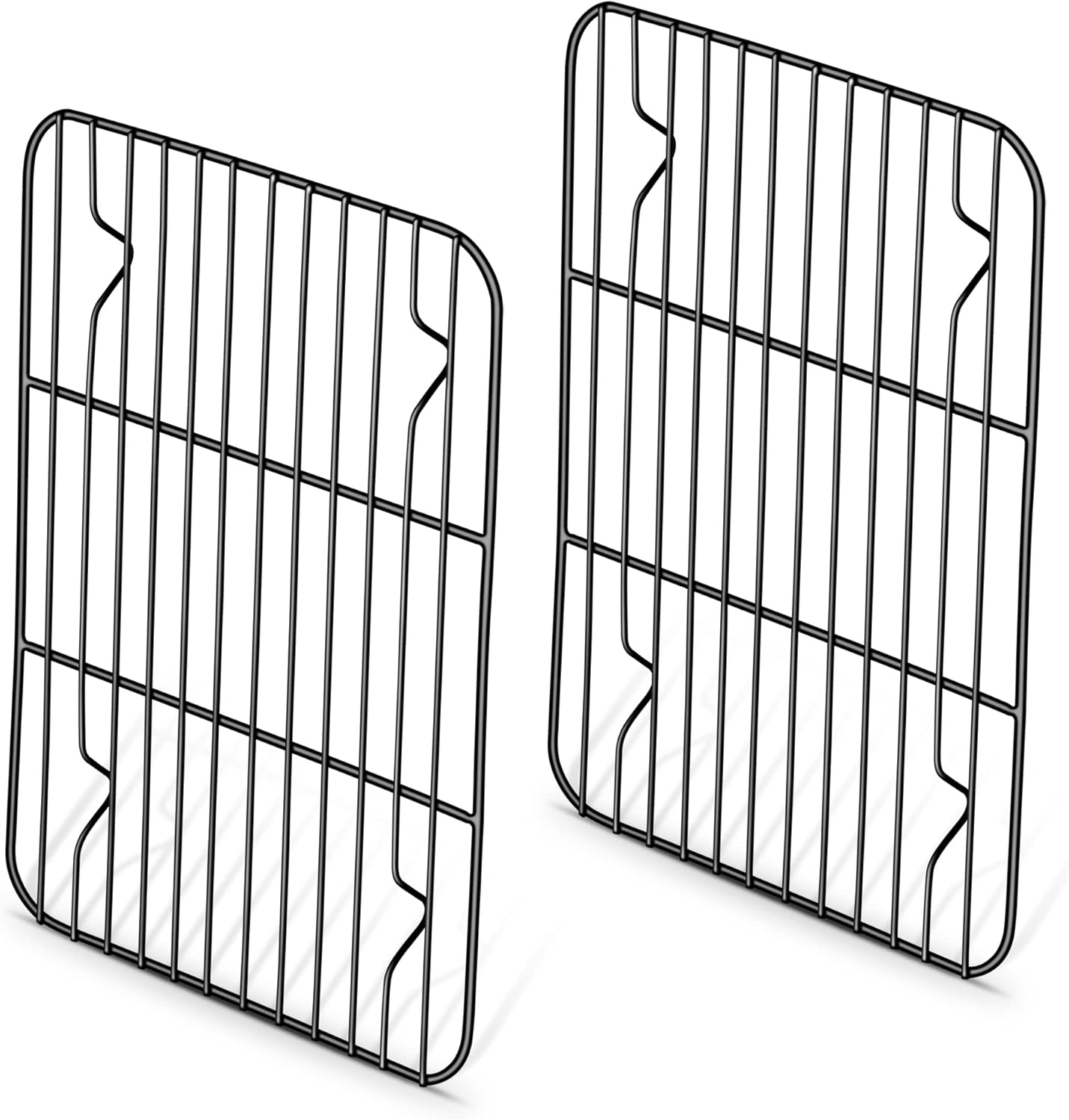 Herogo Cooling Rack, Wire Grill Rack Set of 2, 22x16 cm, Stainless ...