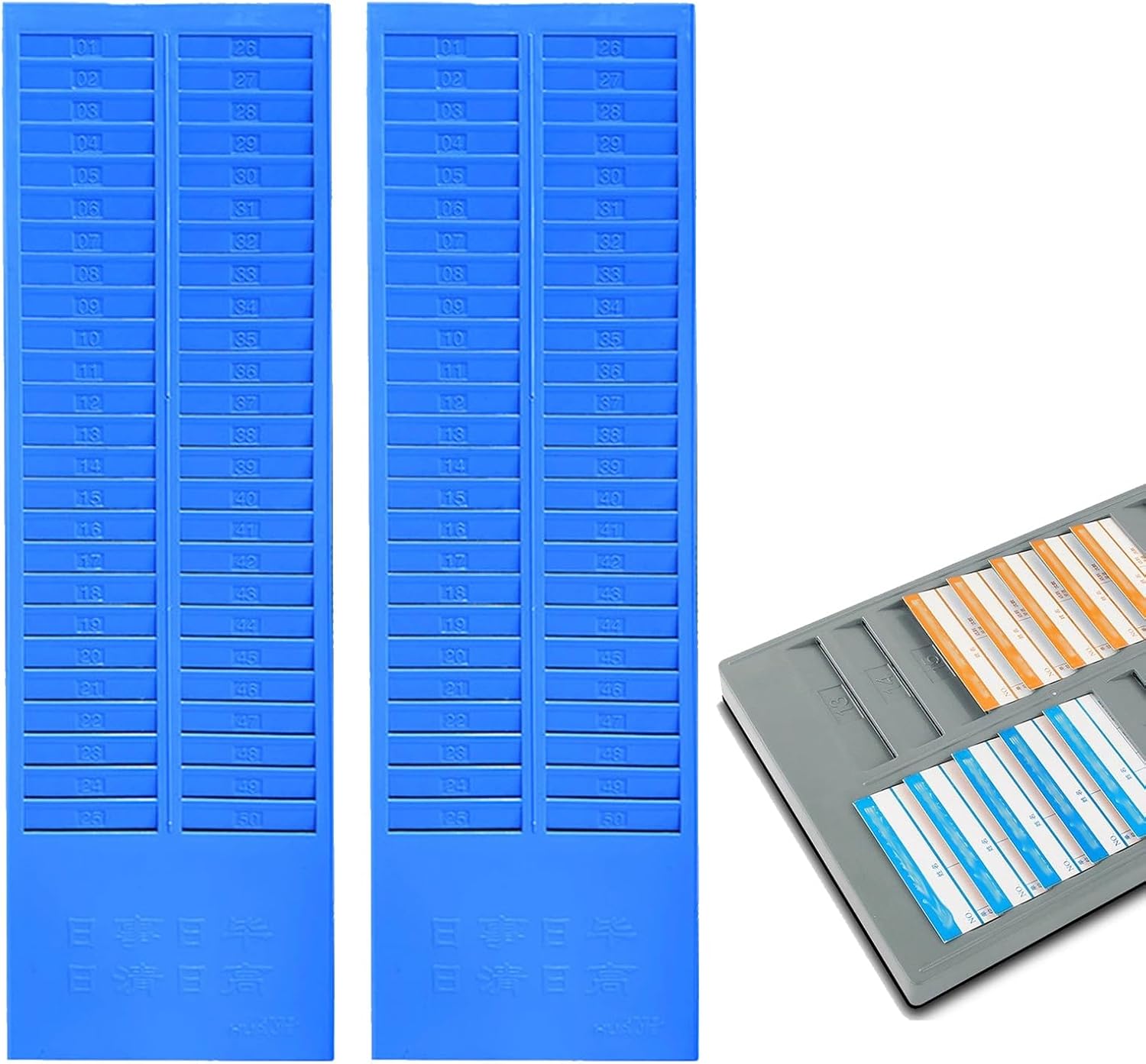 Amazon.com: RENLXFI 2 Pack Time Card Holder with Numbered, Wall Mount ...