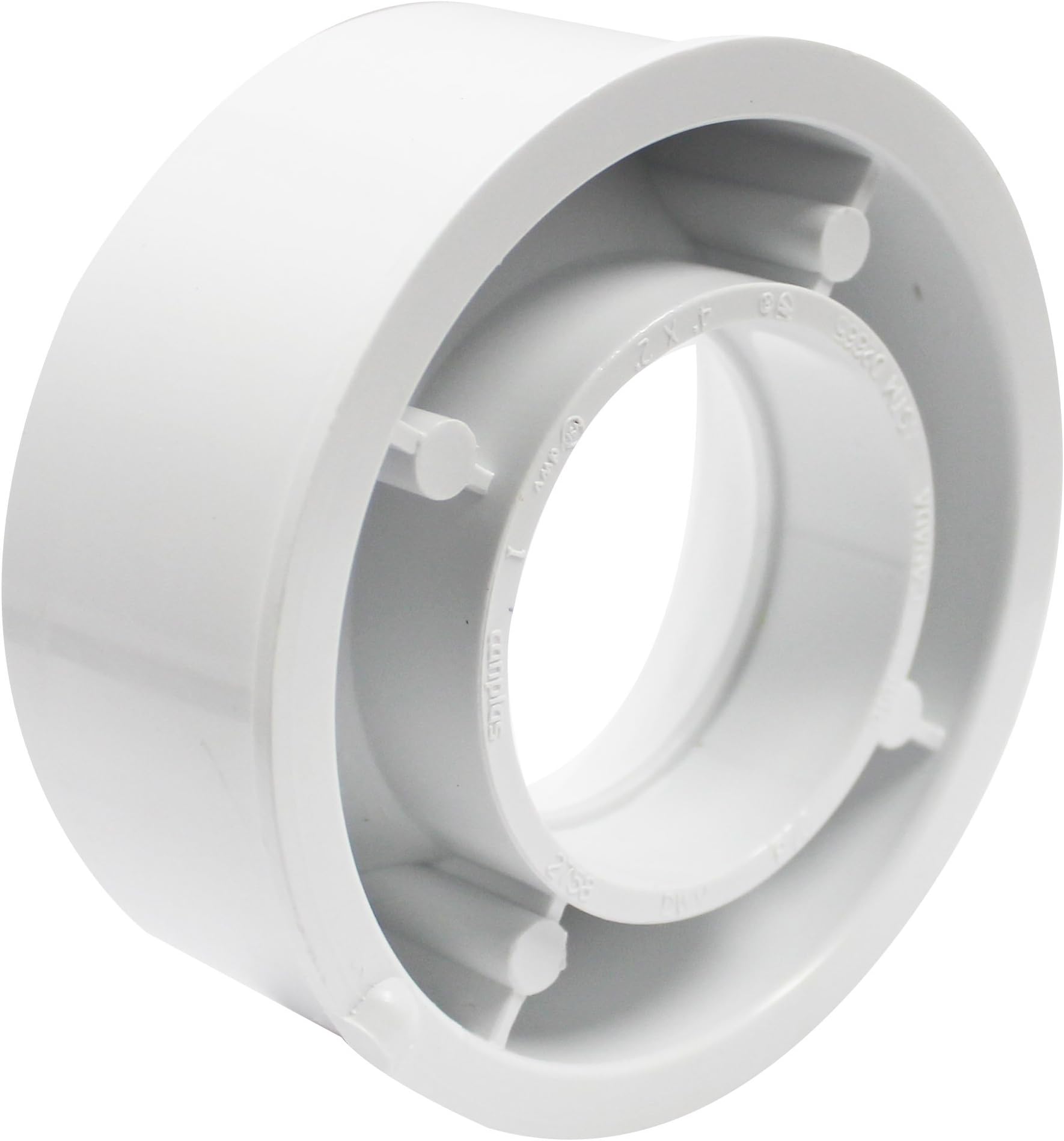 Amazon.com: Canplas 192758 PVC DWV Flush Bushing, 4 x 2-Inch, White ...