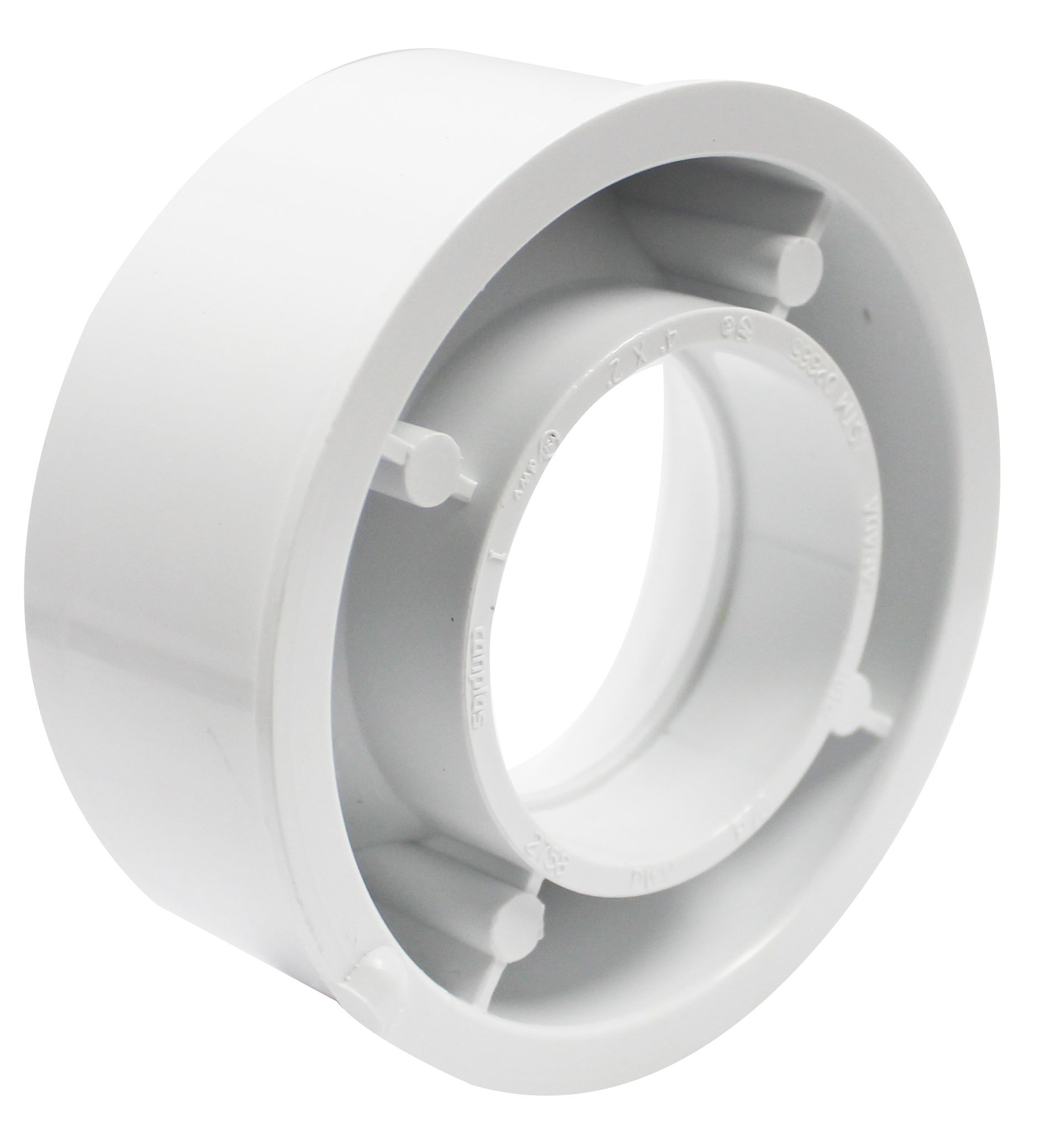 Amazon.com: Canplas 192758 PVC DWV Flush Bushing, 4 x 2-Inch, White ...