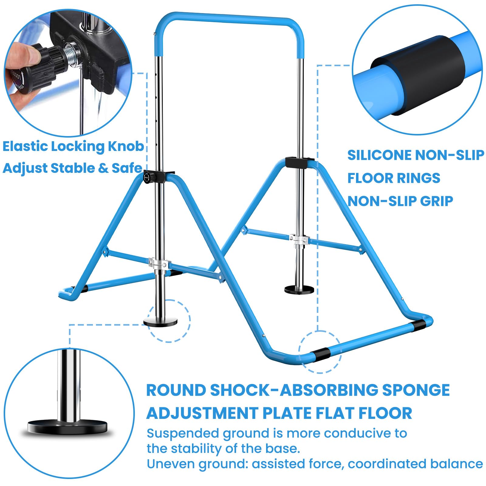 Snapklik.com : WATBKHE Kids Gymnastics Bar Toddler Gymnastic Equipment ...