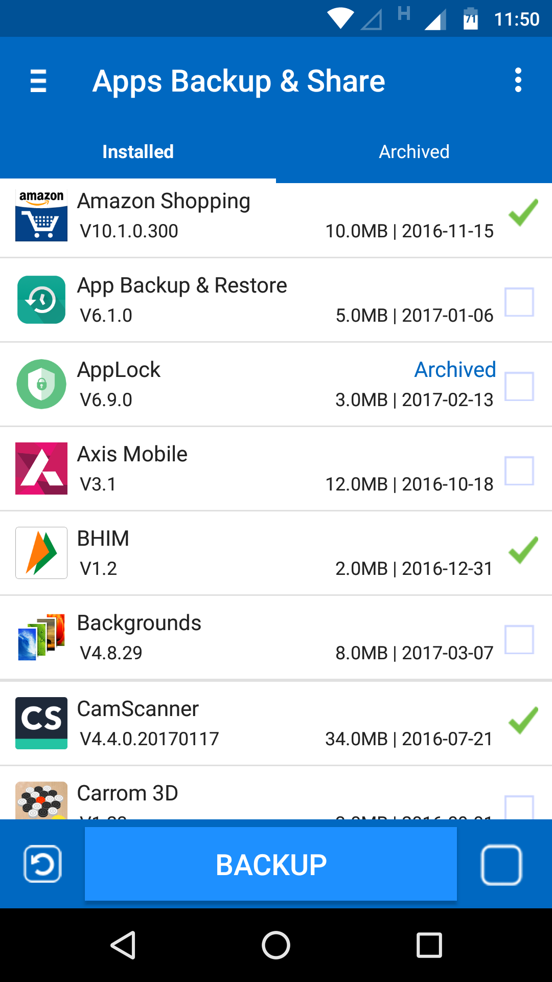 APK Backup/Share/Restore PRO - App on Amazon Appstore