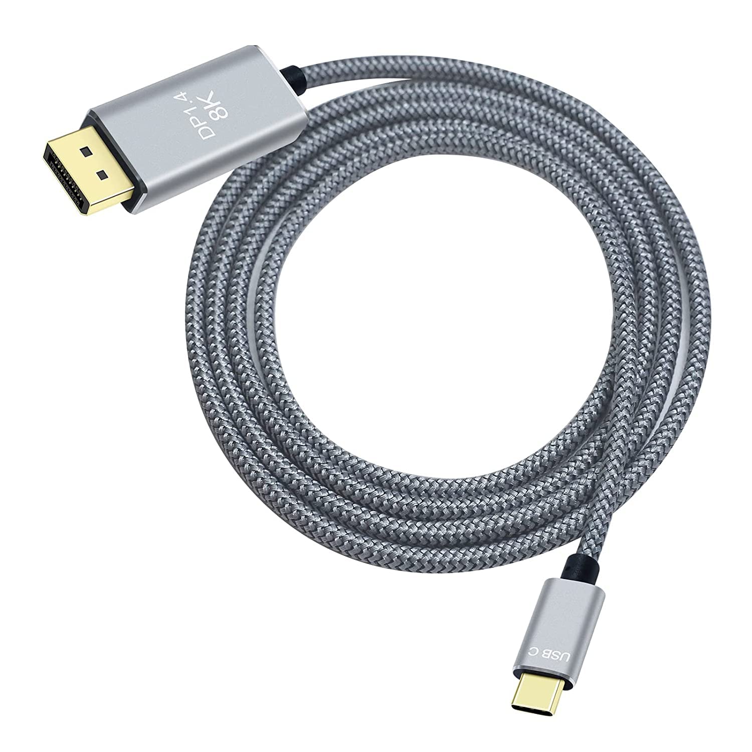 Snapklik.com : 8K USB-C To DisplayPort Cable 3-Foot 4K144Hz 8K60Hz ...