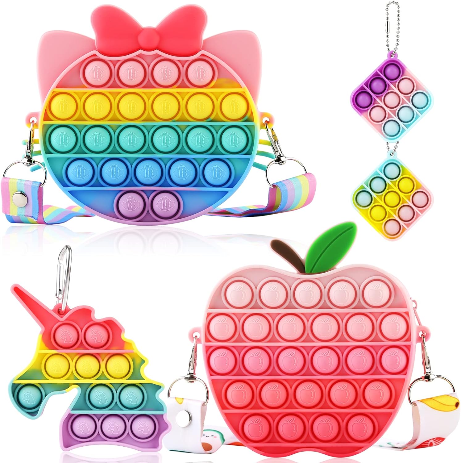 Amazon.com: Abesee Pop Fidget Toys, Its Poppers Bubble with Pop Sound ...