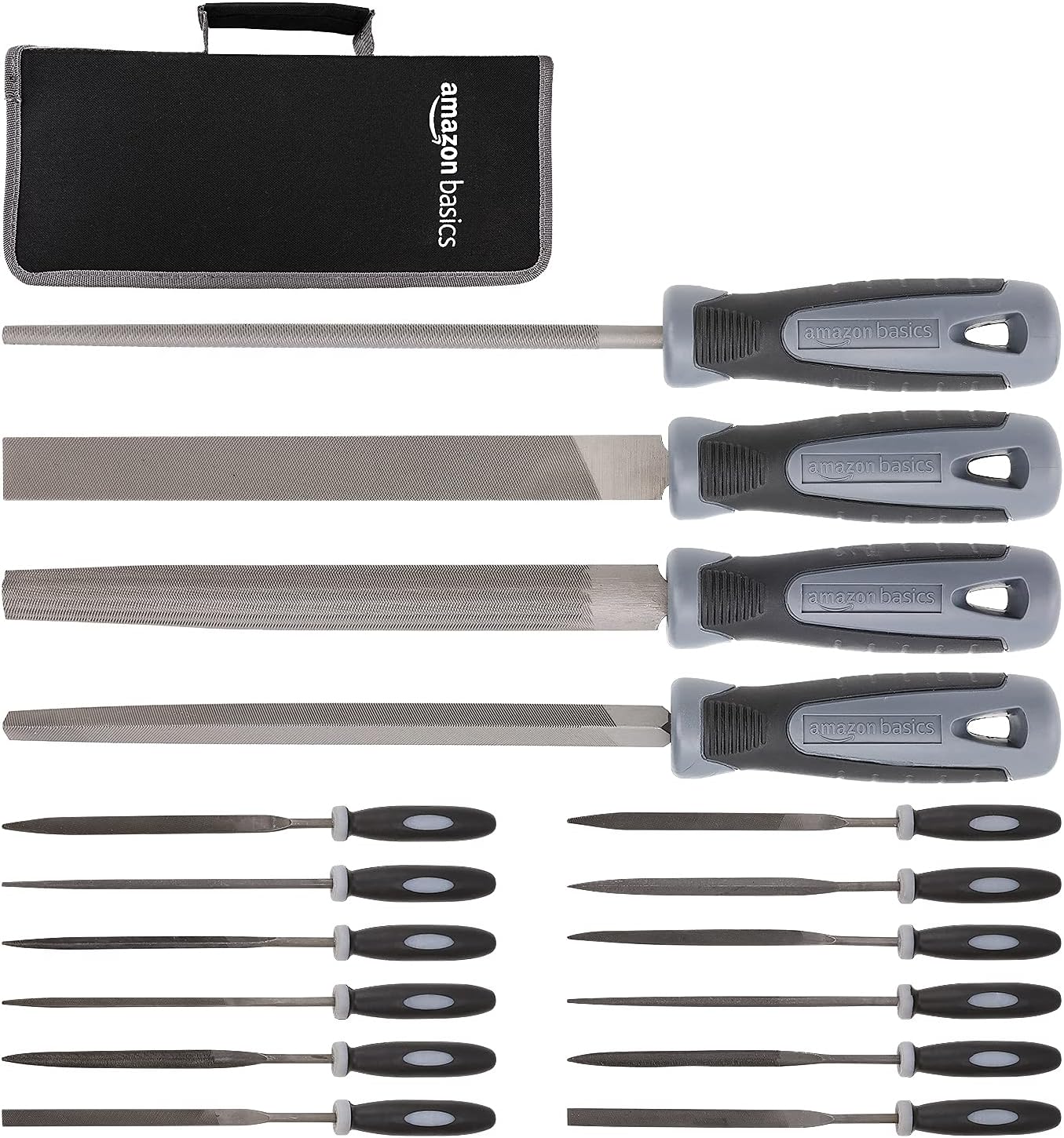 Amazon Basics File Set with Carry Case - T12 Drop Forged Alloy Steel ...