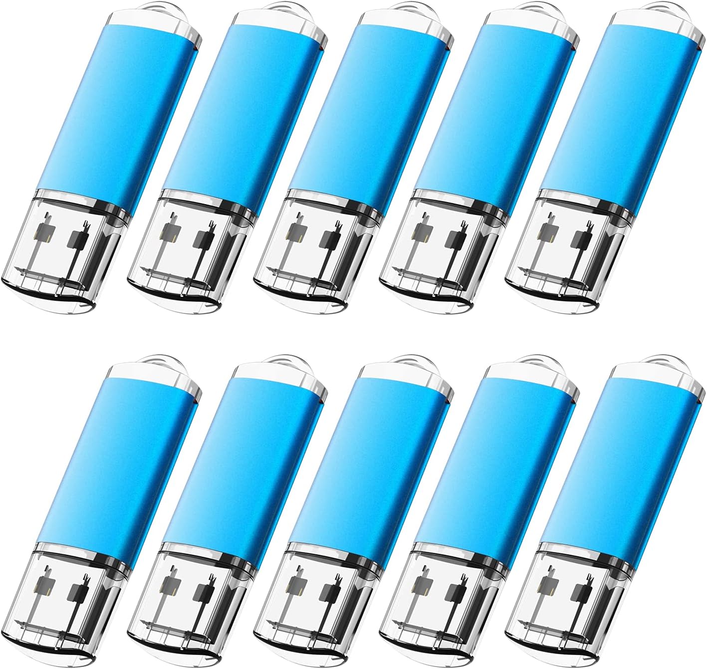 Amazon.com: KOOTION Flash Drive 8GB 10 Pack USB 2.0 Thumb Drive Capped ...